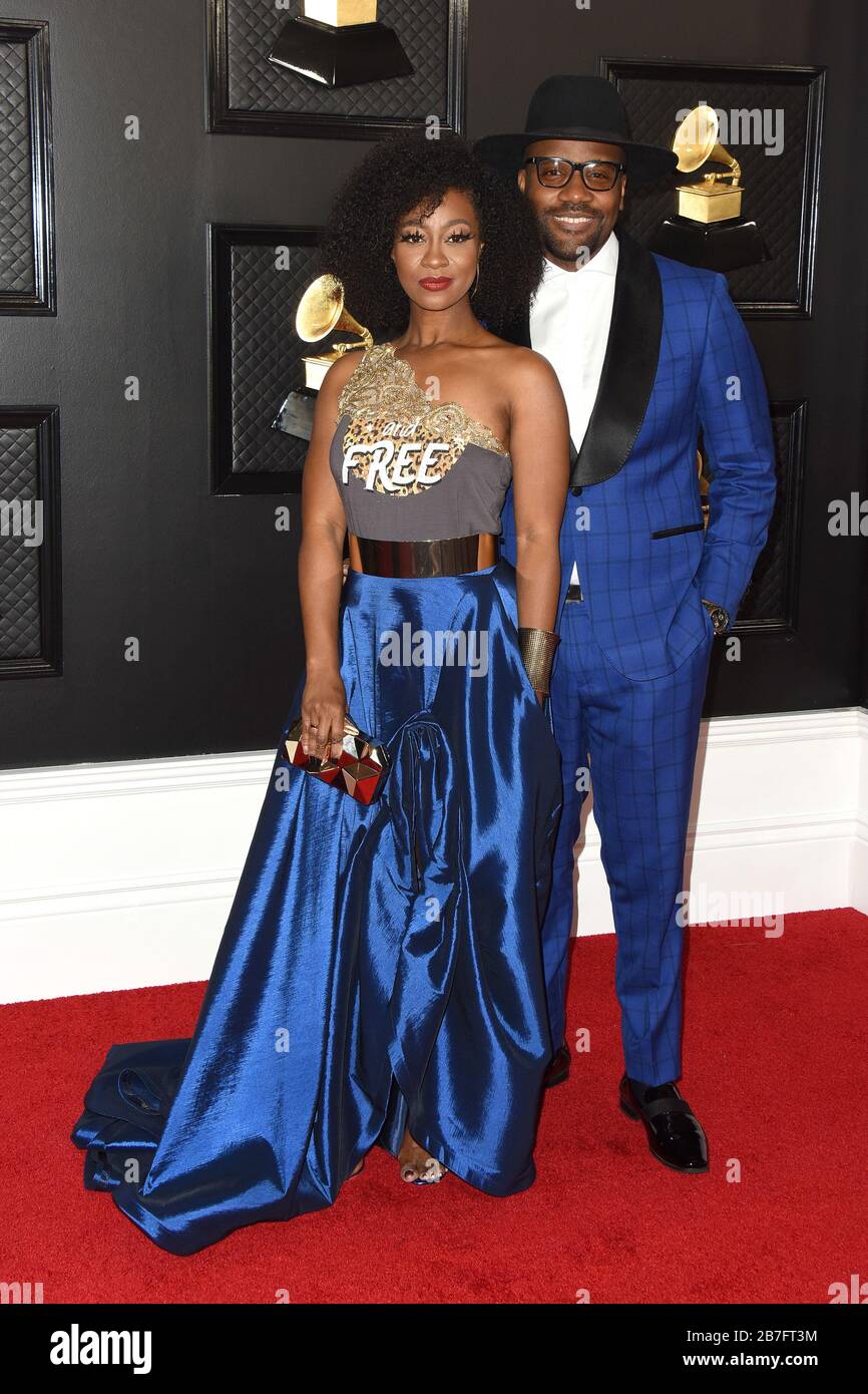 January 26, 2020, Los Angeles, CA, USA: LOS ANGELES - JAN 26: Gene Moore, Lashanna Moore at the ...