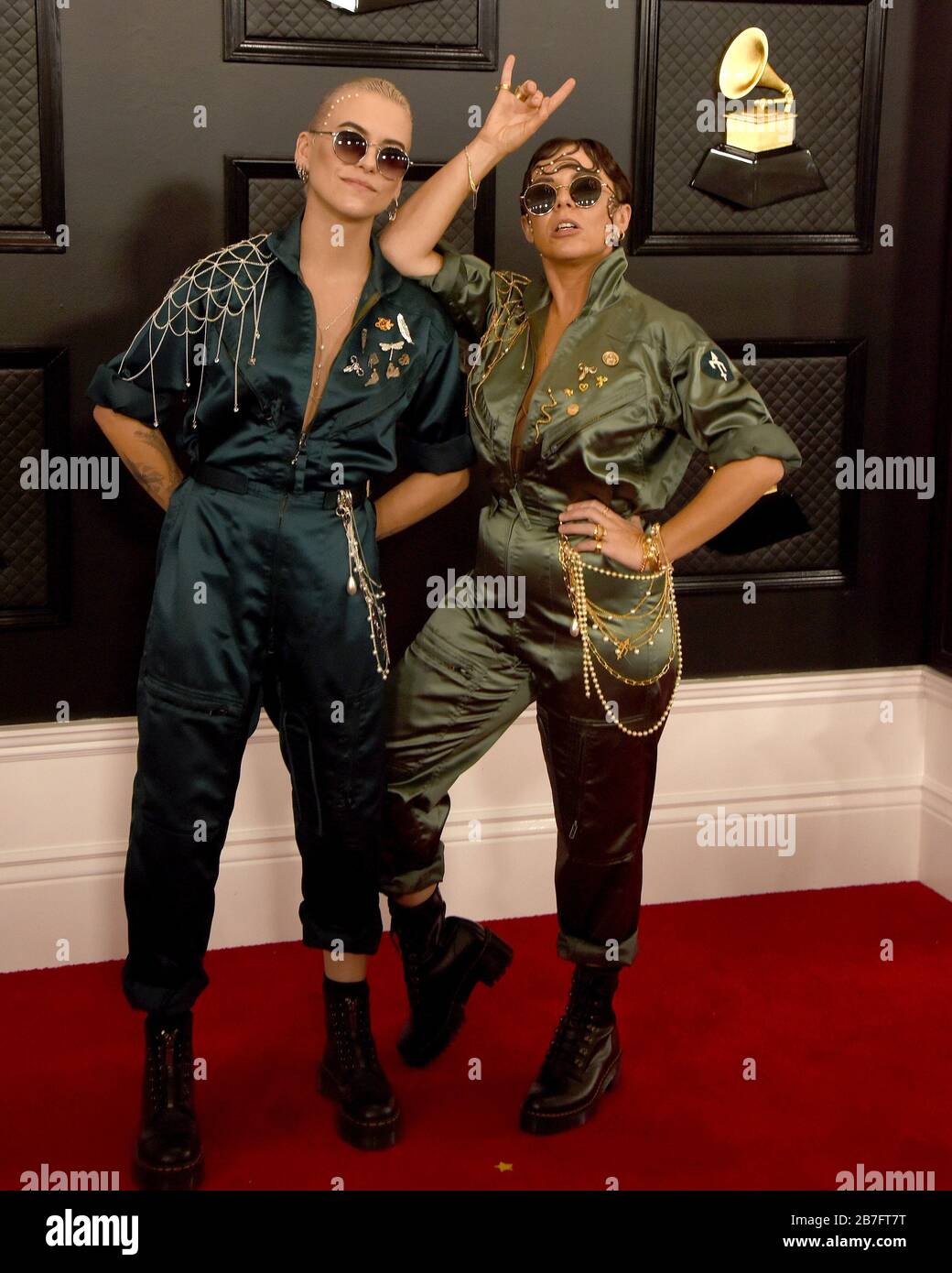 January 26, 2020, Los Angeles, CA, USA: LOS ANGELES - JAN 26: Carmen Vandenberg, Rosie Oddie ...