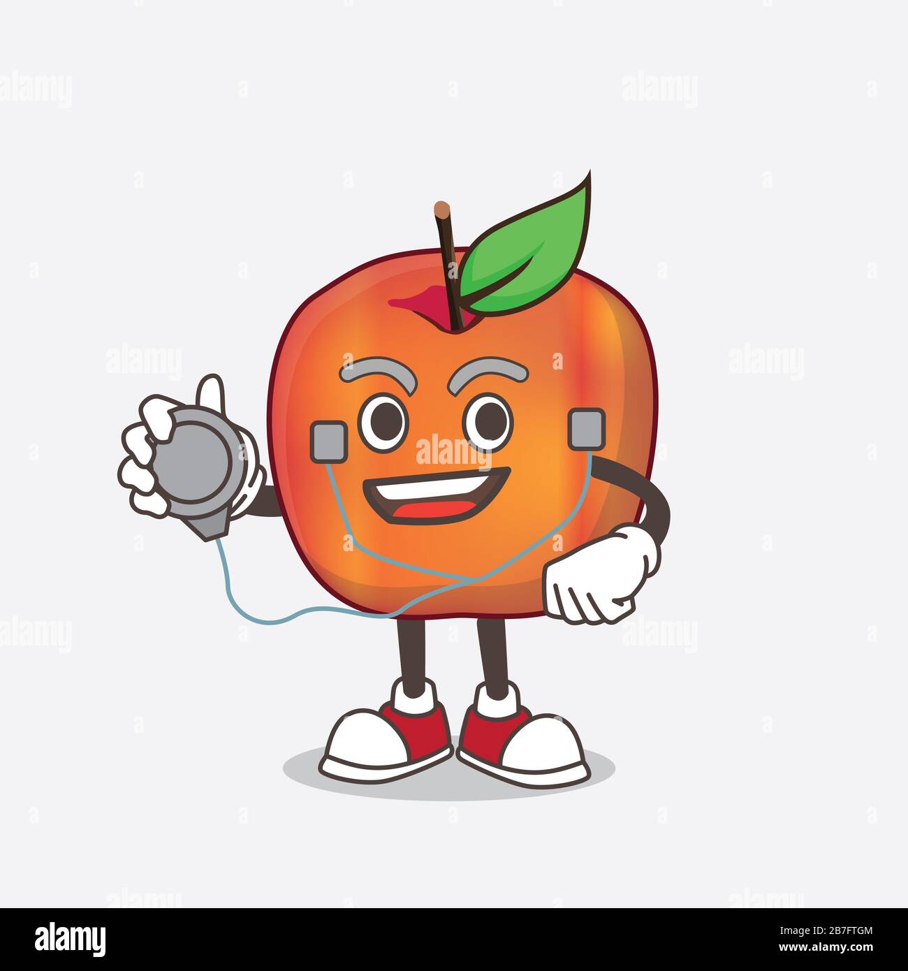 A picture of Honeycrisp Apple cartoon mascot character as a Doctor ...