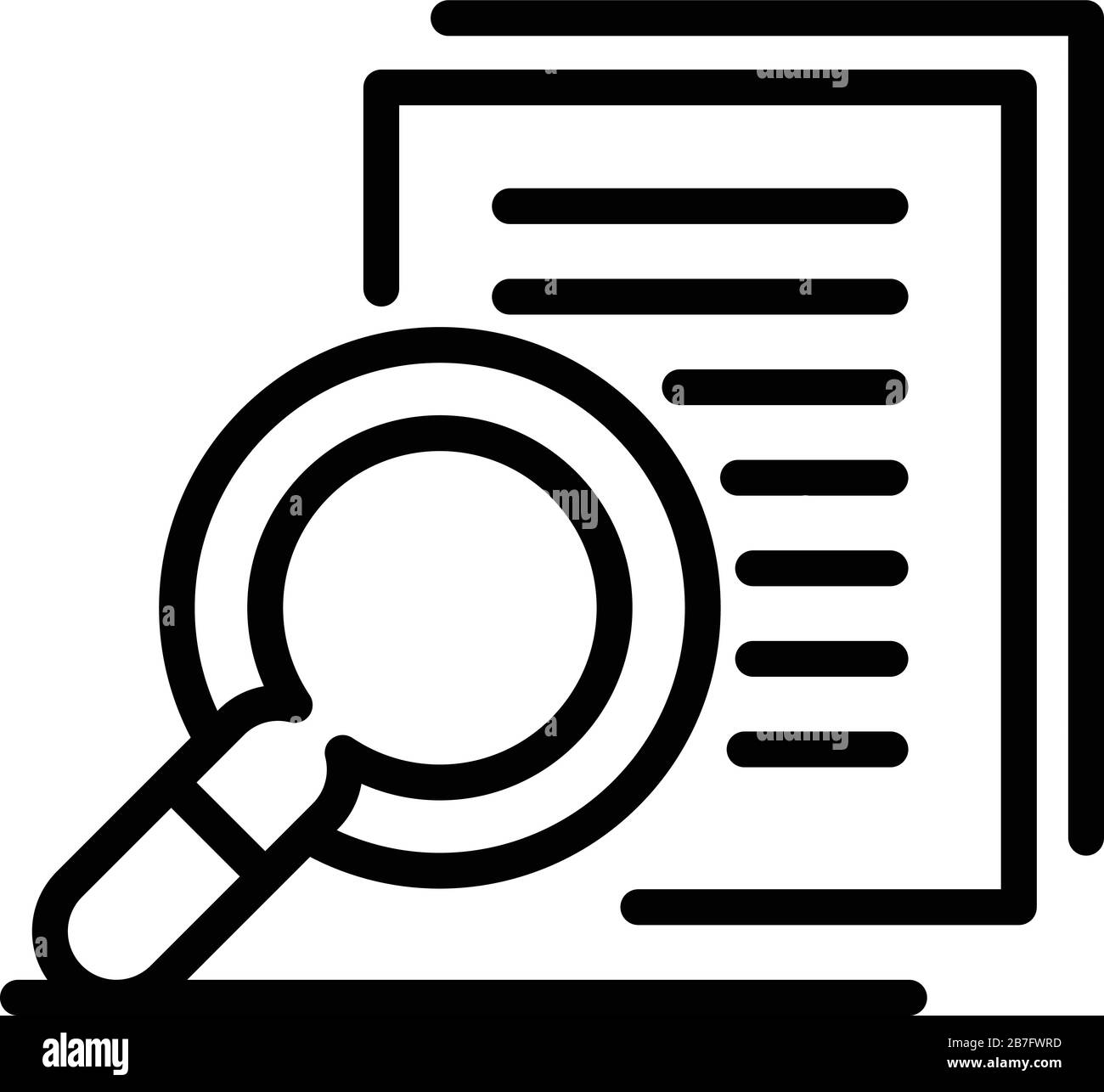 Audit findings icon hi-res stock photography and images - Alamy