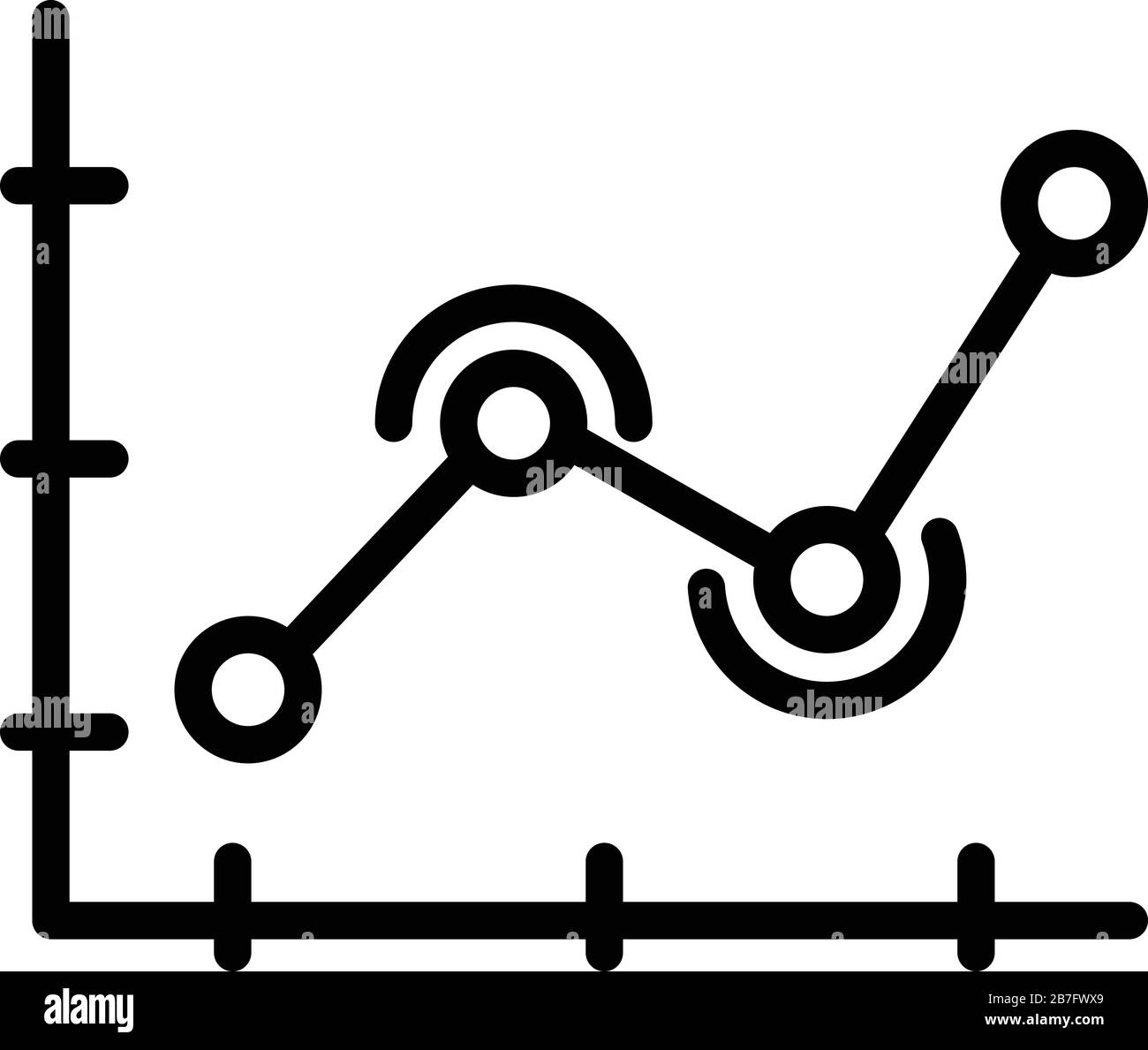Audit Graph Icon Outline Style Stock Vector Image And Art Alamy