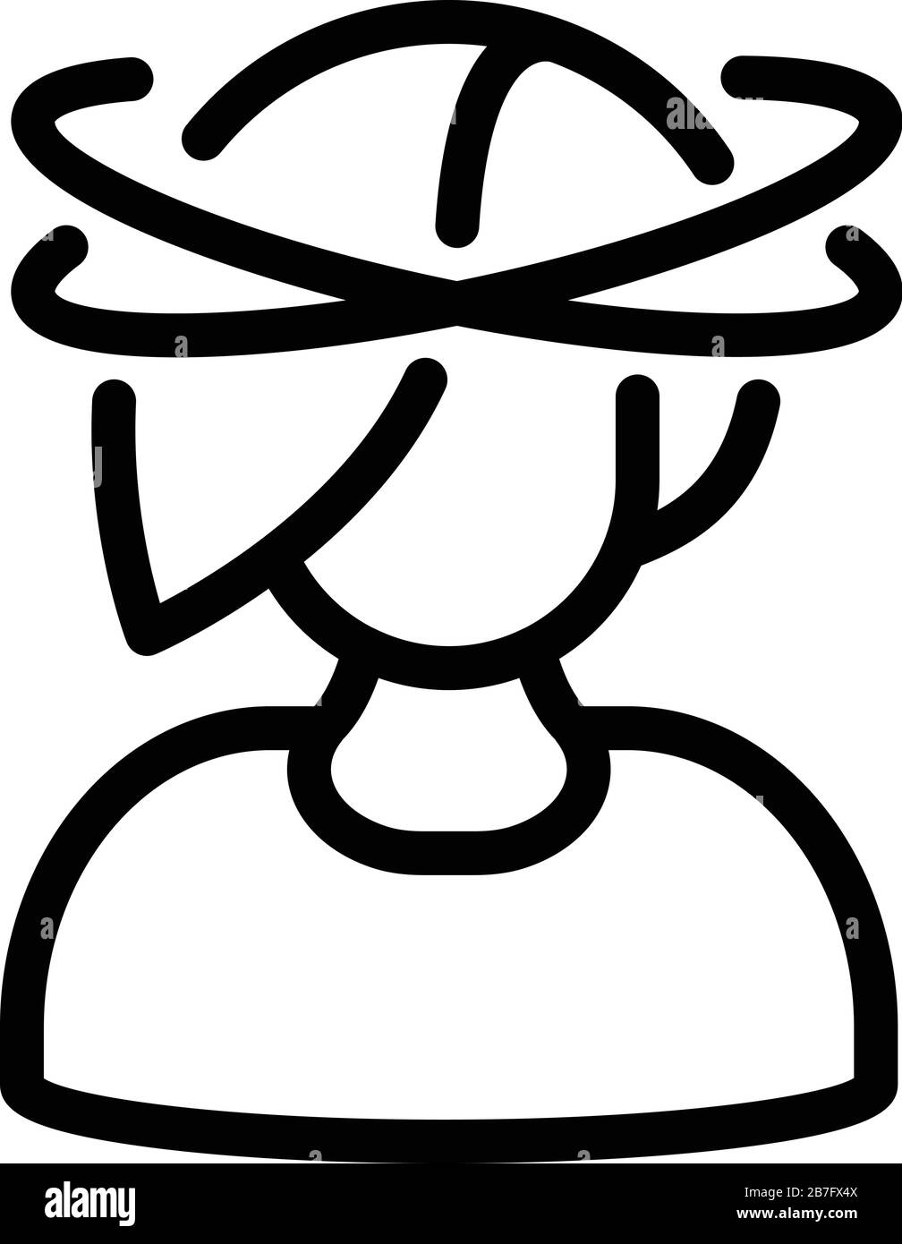 Man doctor stress headache Cut Out Stock Images & Pictures - Alamy