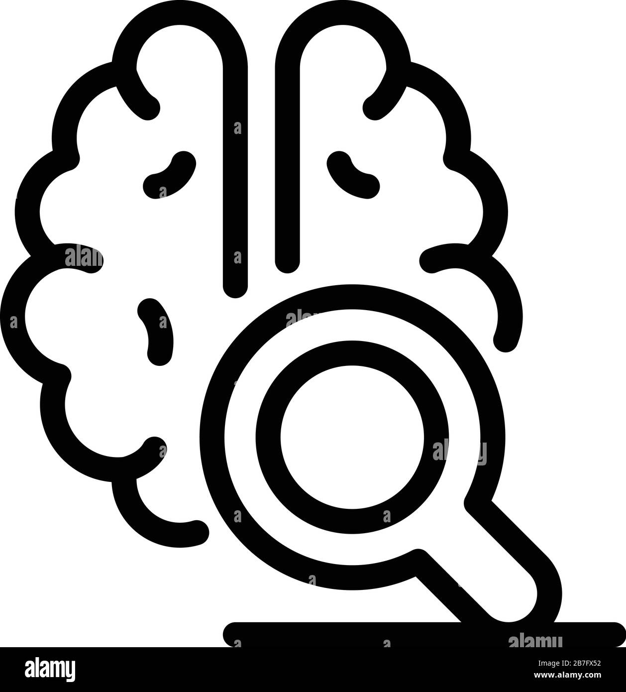 Brain emotion icon, outline style Stock Vector Image & Art - Alamy