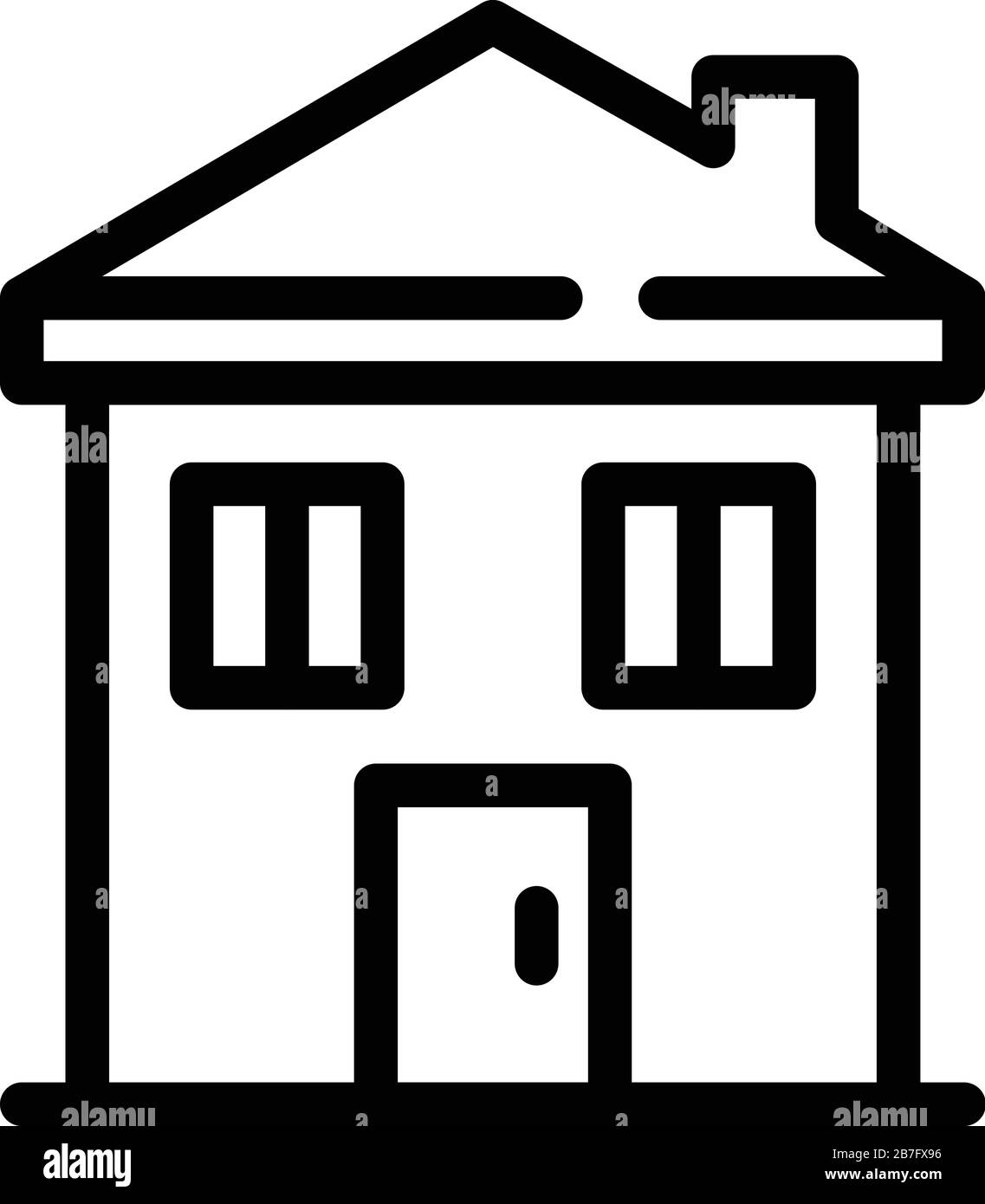 House building icon, outline style Stock Vector Image & Art - Alamy