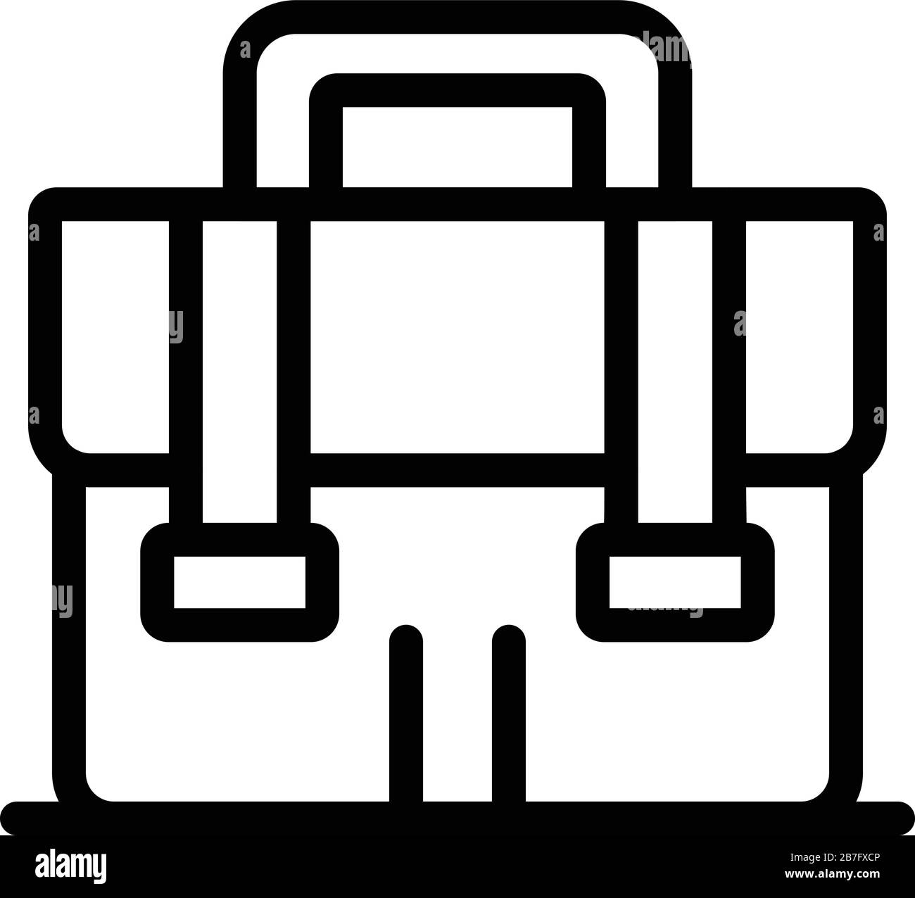 Leather bag icon, outline style Stock Vector Image & Art - Alamy