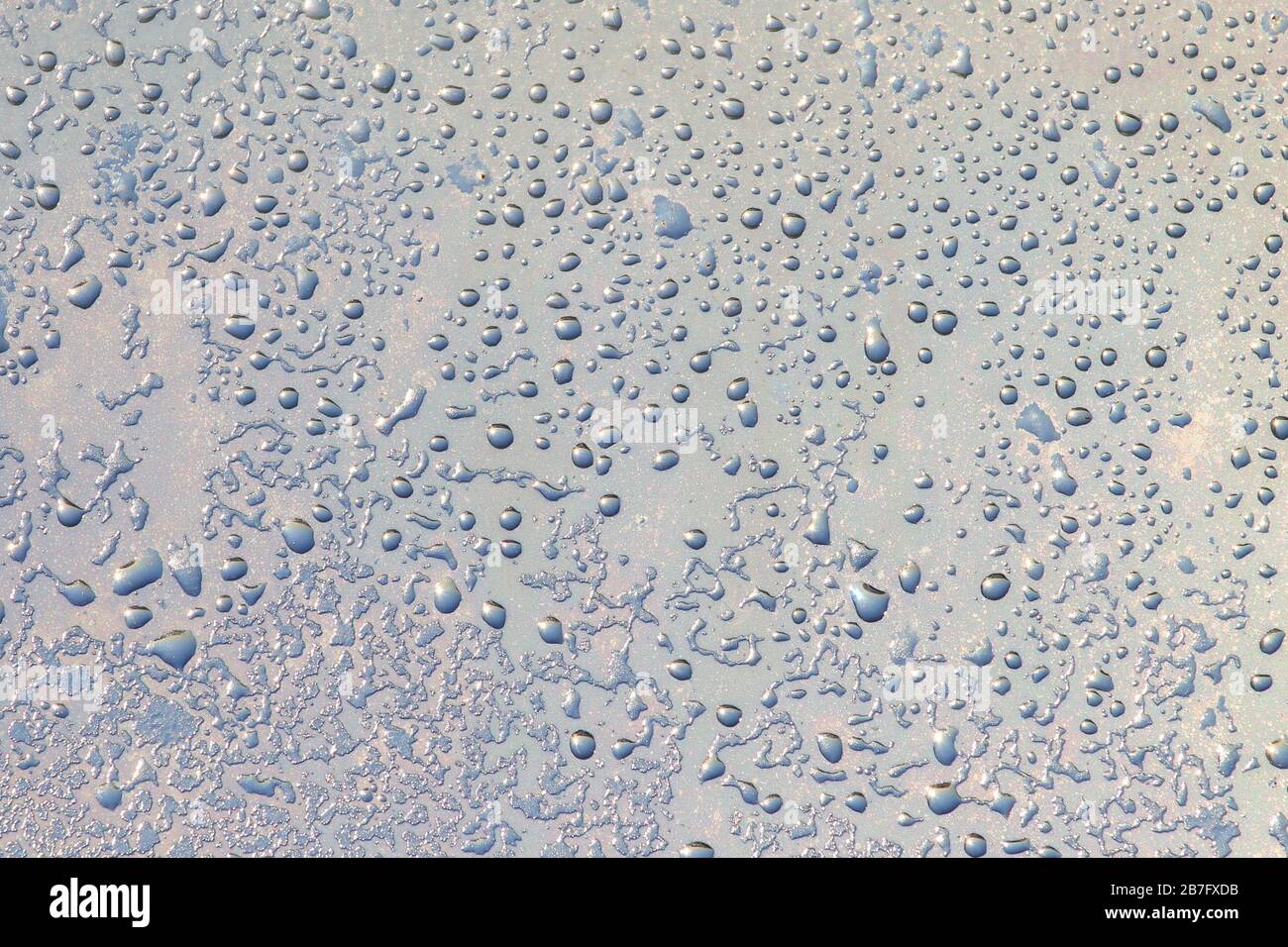 Wet glass water drops background texture pattern. Glass background ...