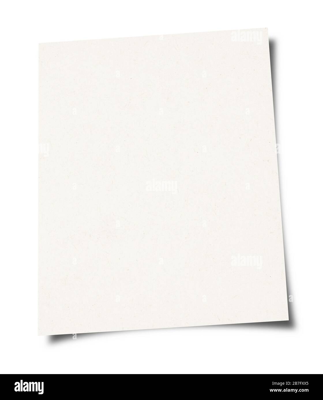 White Paper sheet background - isolated on white Stock Photo - Alamy