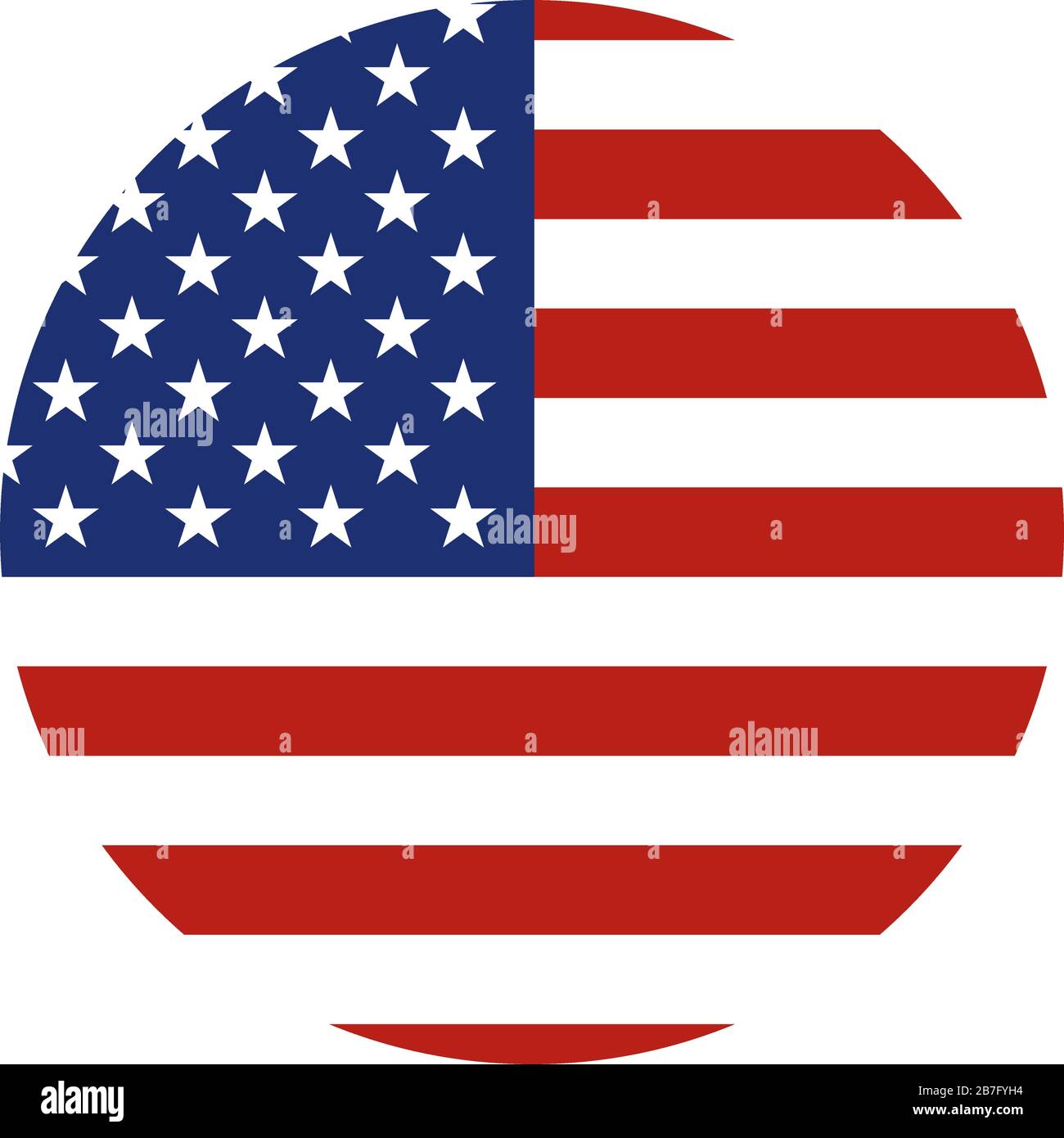 American flag vector icons Stock Vector Image & Art - Alamy