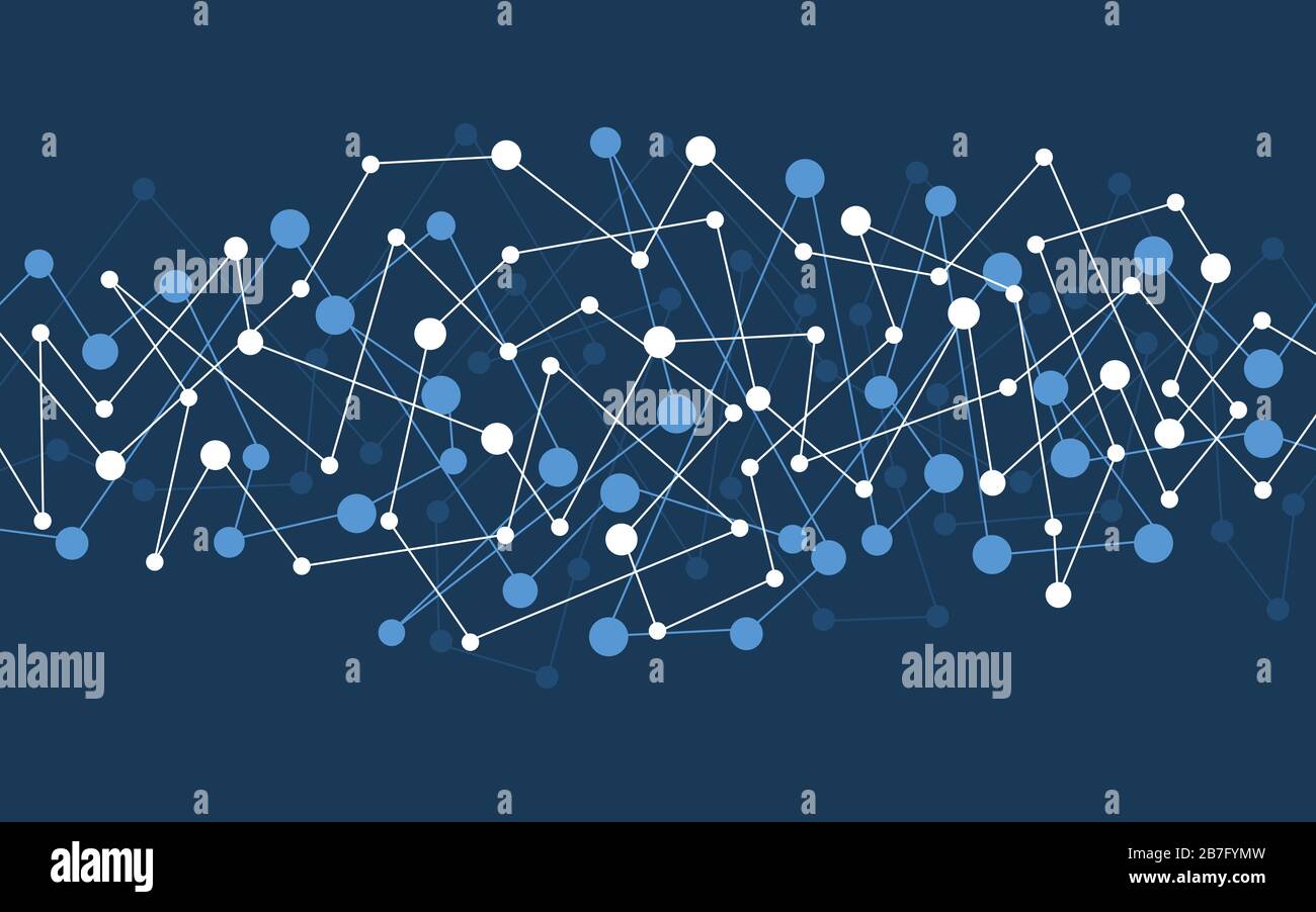 Vector connecting dots and lines Stock Vector Image & Art - Alamy