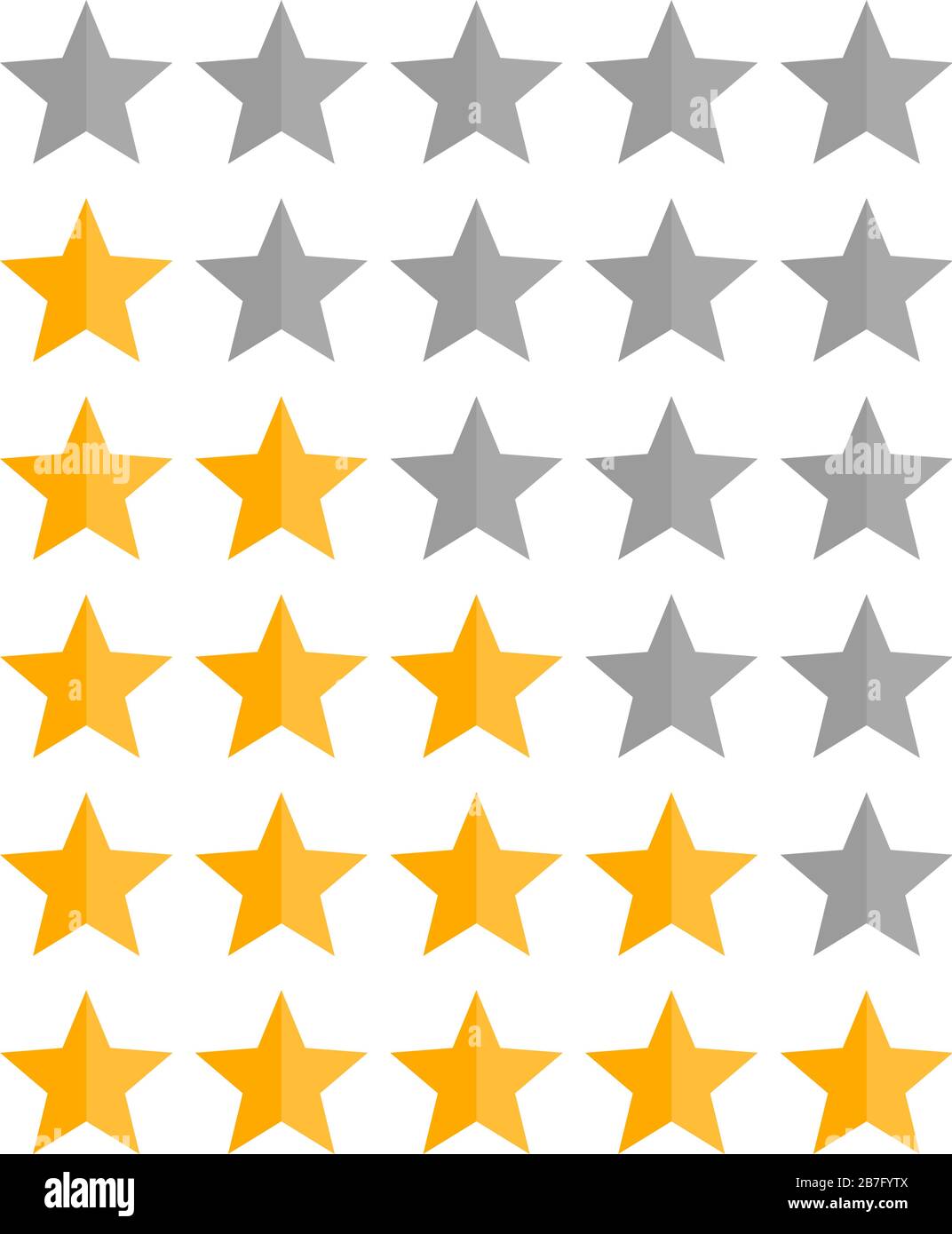 Stars rating icon outline Stock Vector Images - Alamy