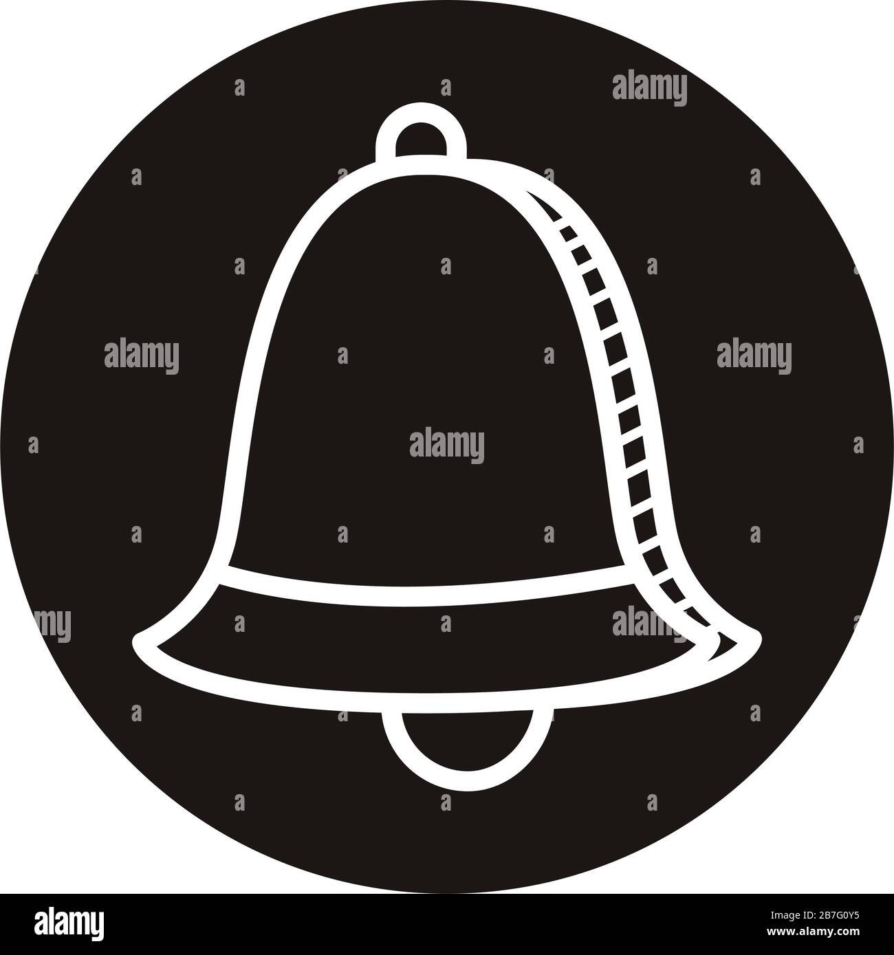 bell sound doodle block style icon Stock Vector Image & Art - Alamy