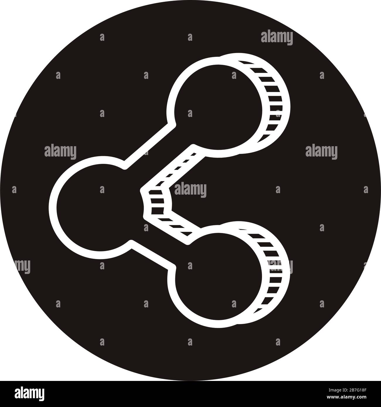 share symbol doodle block style icon Stock Vector Image & Art - Alamy