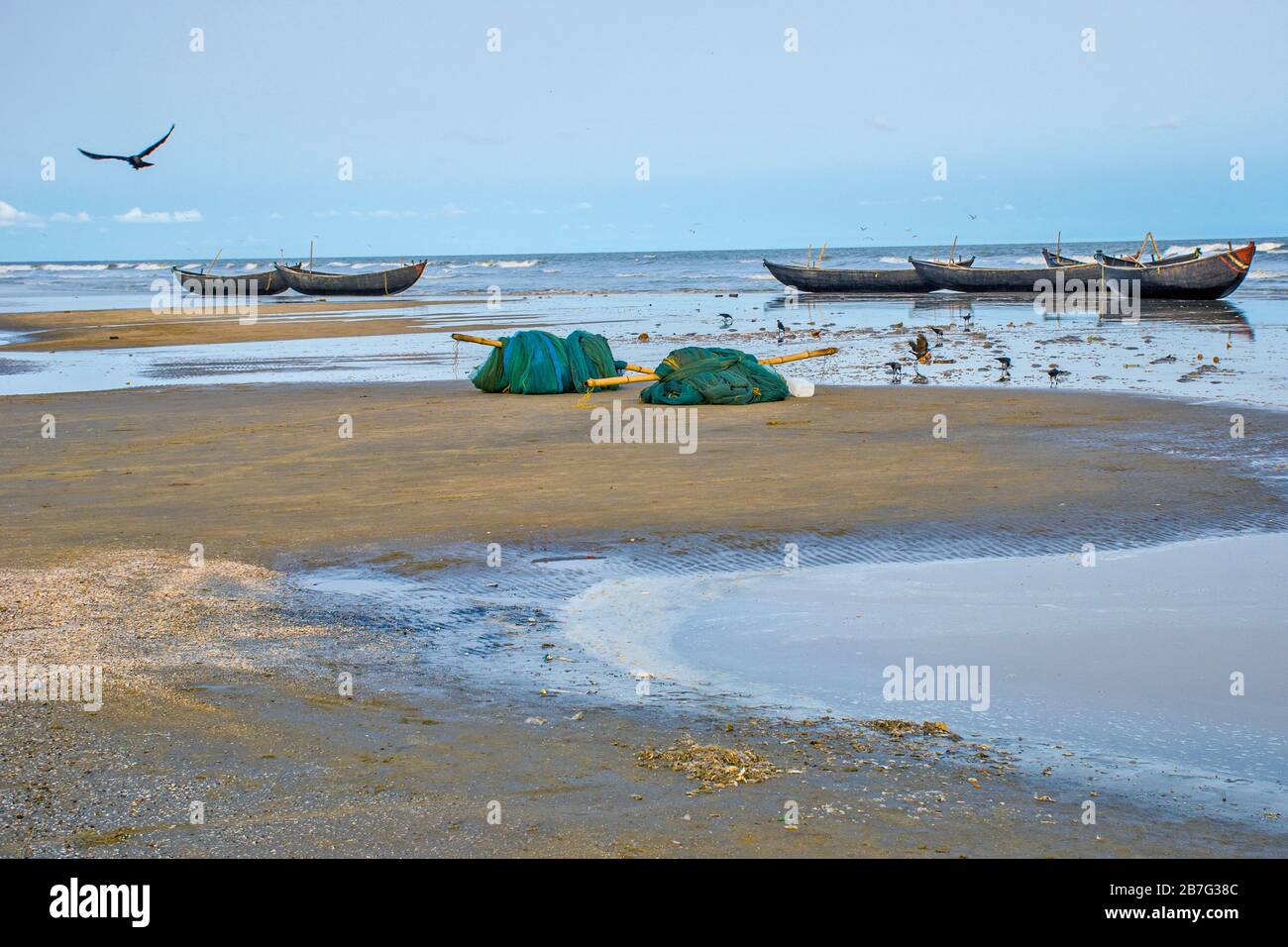 mandermoni sea beach a popular tourist destination of bengal Stock ...