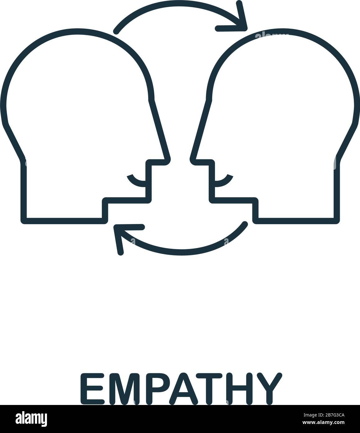 Empathy icon from life skills collection. Simple line Empathy icon for ... Empathy icon from life skills collection. Simple line Empathy icon for ...