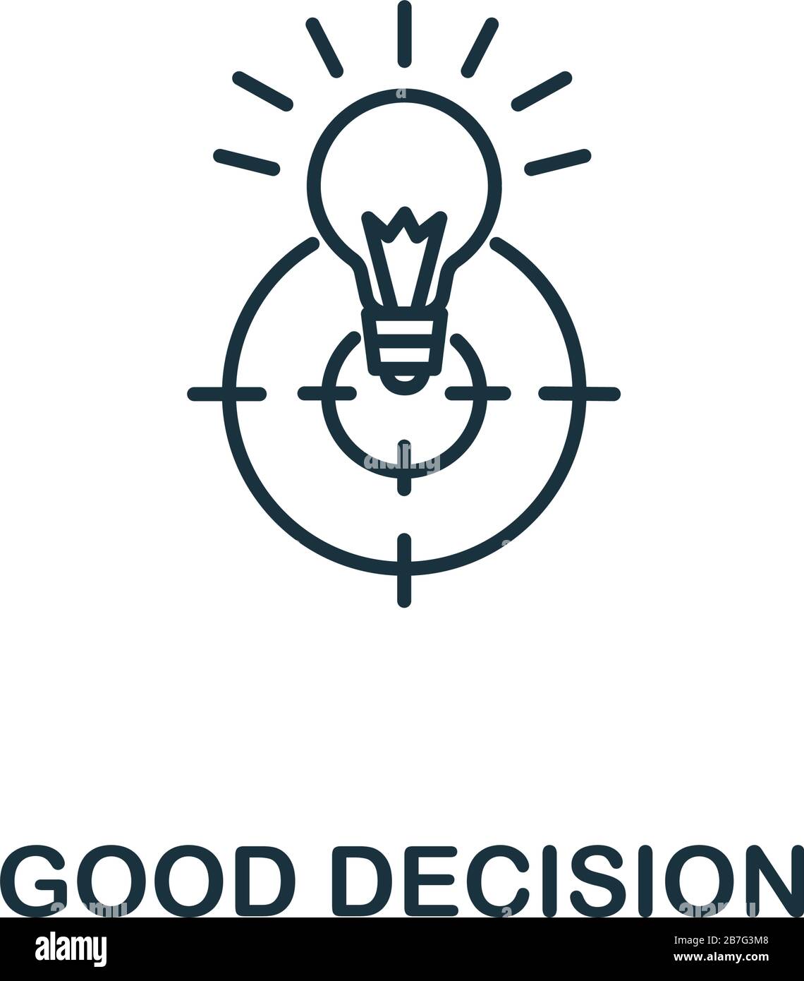 Good Dwcision icon from teamwork collection. Simple line element Good ...