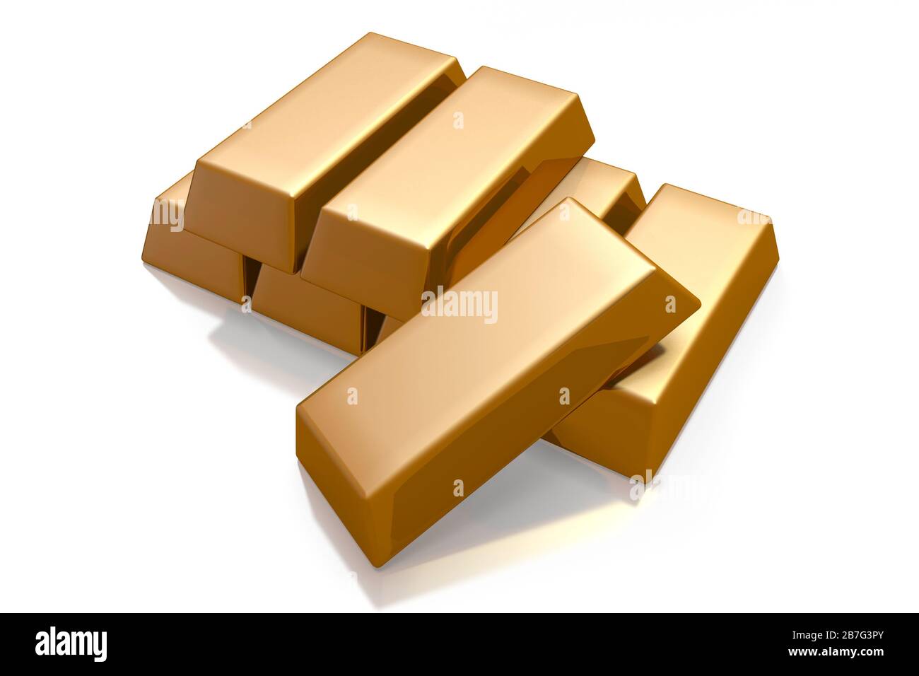 Gold ingot shape Cut Out Stock Images & Pictures - Alamy