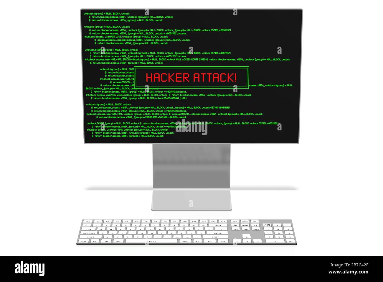 Cyber security keyboard Cut Out Stock Images & Pictures - Alamy