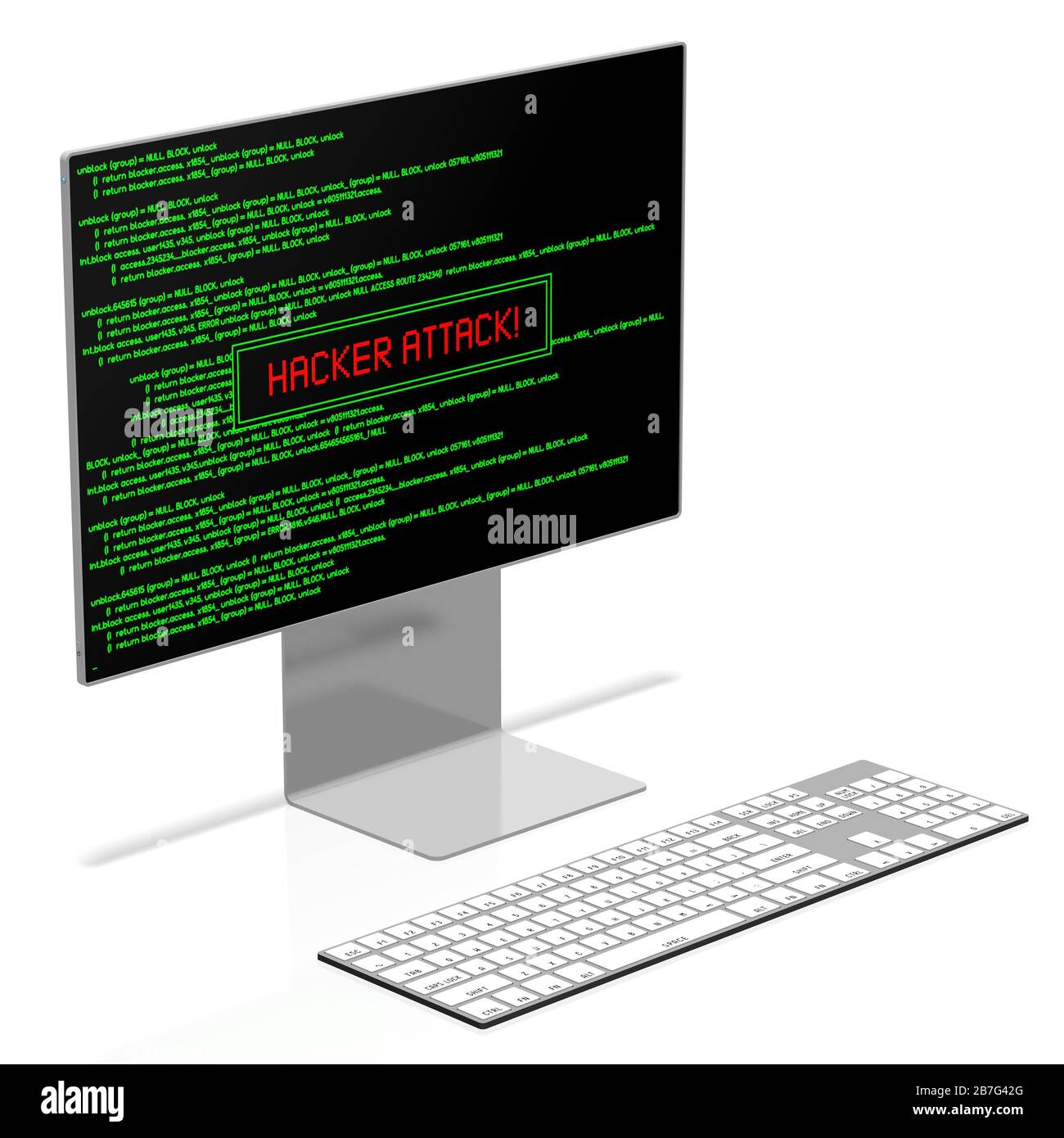 Cyber security keyboard Cut Out Stock Images & Pictures - Alamy