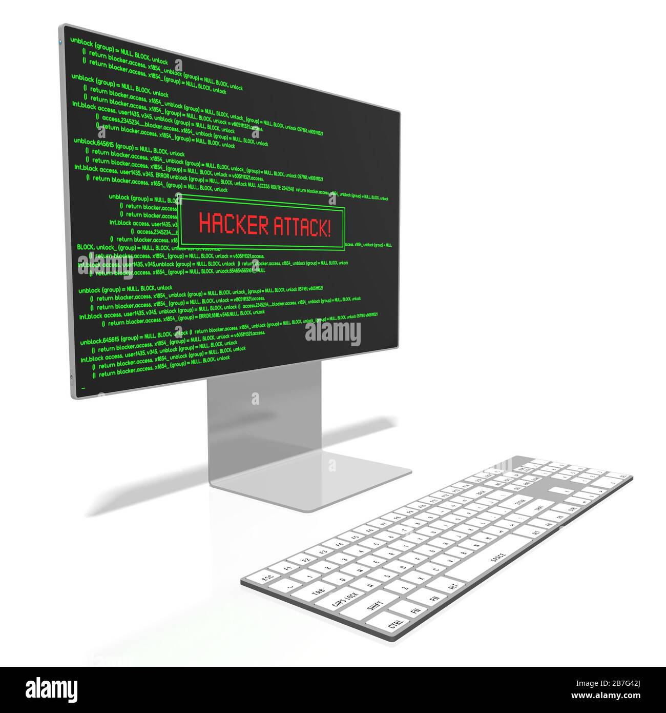 Cyber crime keyboard Cut Out Stock Images & Pictures - Alamy