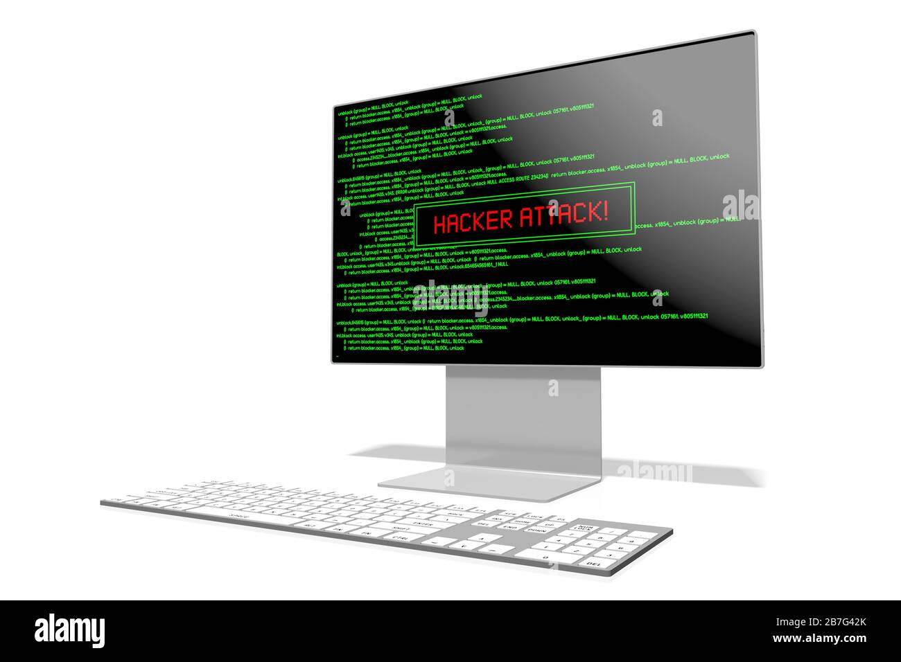 Cyber crime keyboard Cut Out Stock Images & Pictures - Alamy