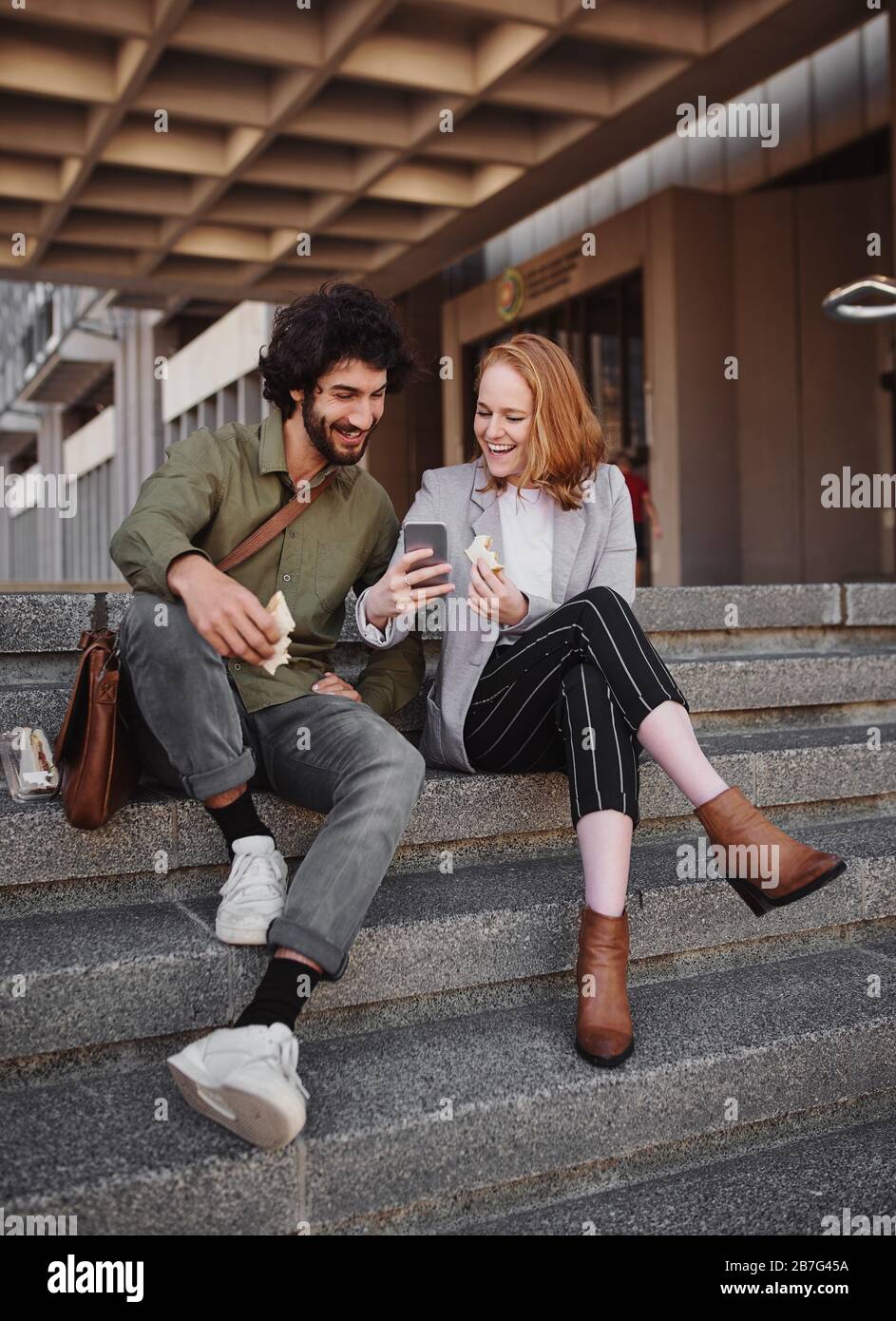 Man eating stairs hi-res stock photography and images - Alamy