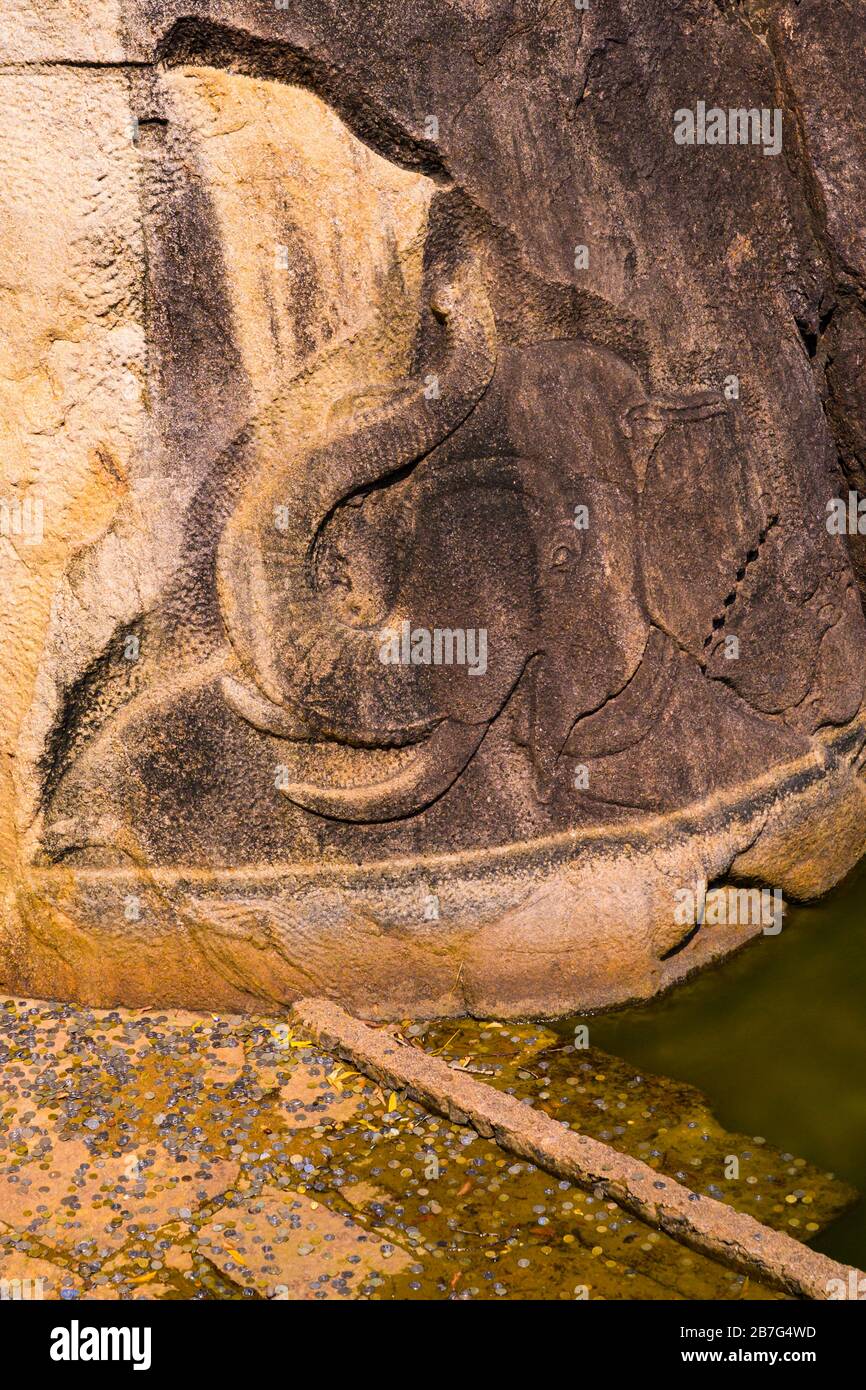 Sri Lanka Anuradhapura Isurumuni Rock Temple Monastery 3 BC built ...