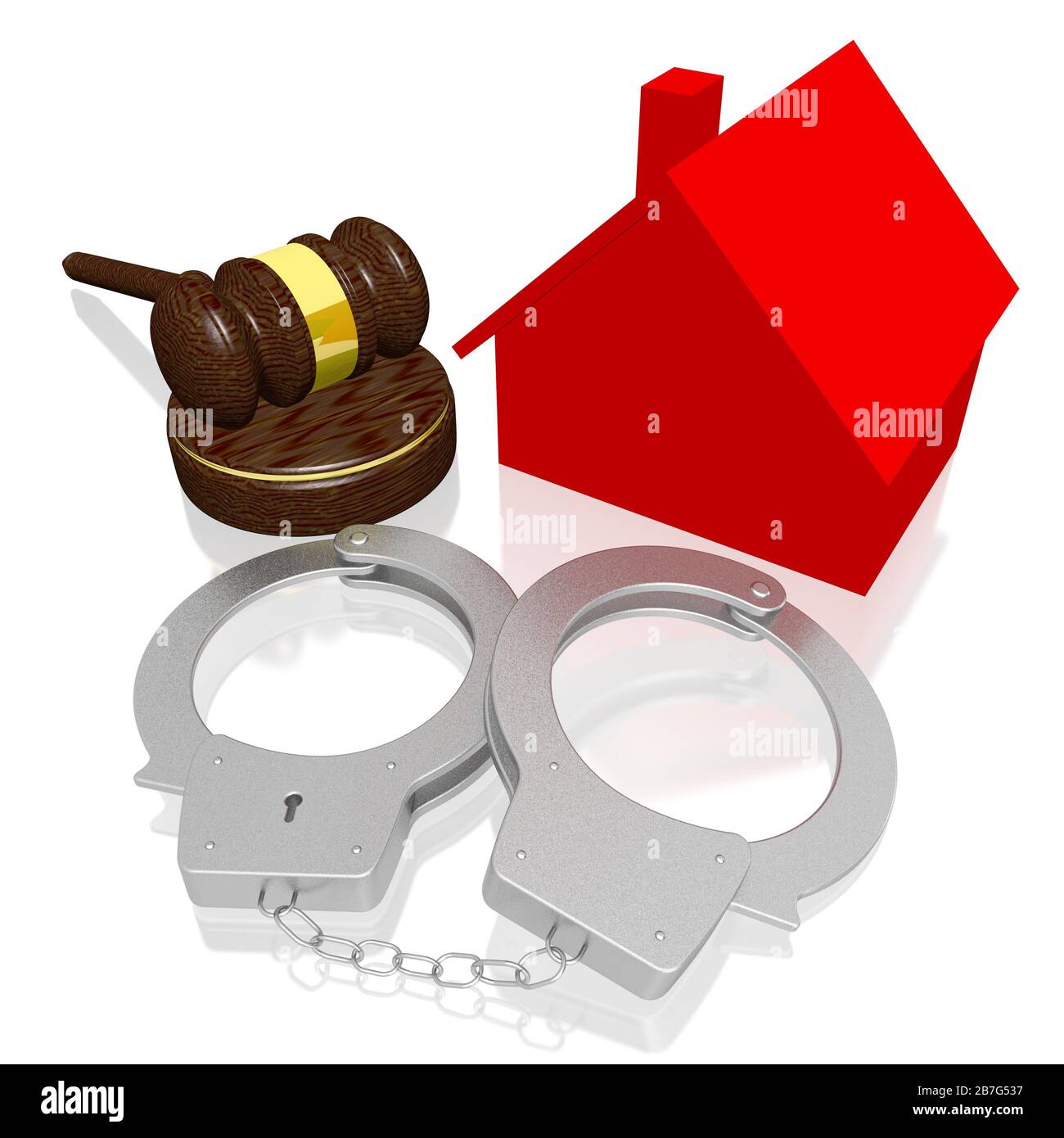 Real police handcuffs hi-res stock photography and images - Alamy