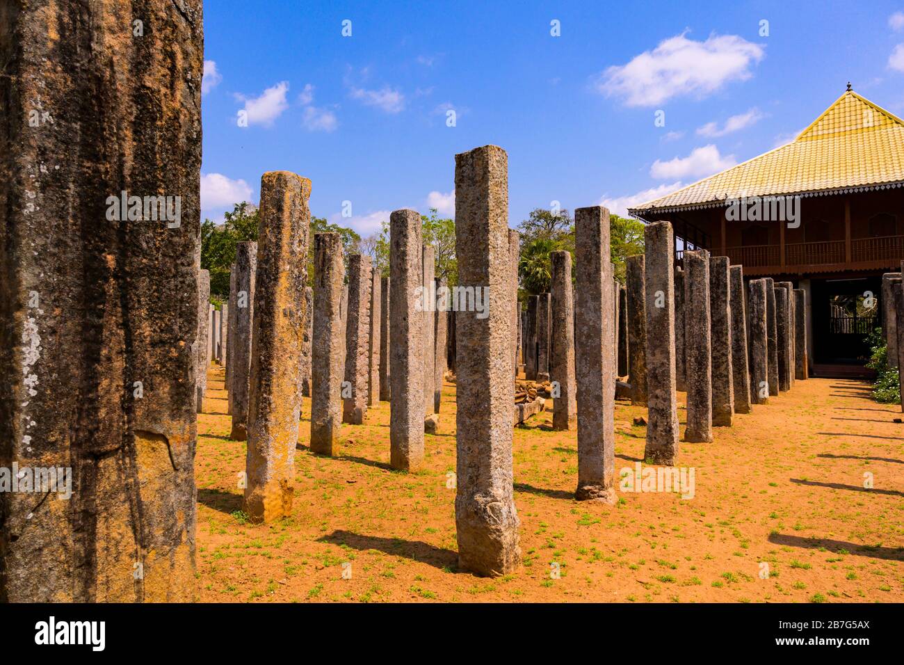 Sri Lanka Ceylon Cultural Triangle Anuradhapura Lovamahapaya The Brazen ...