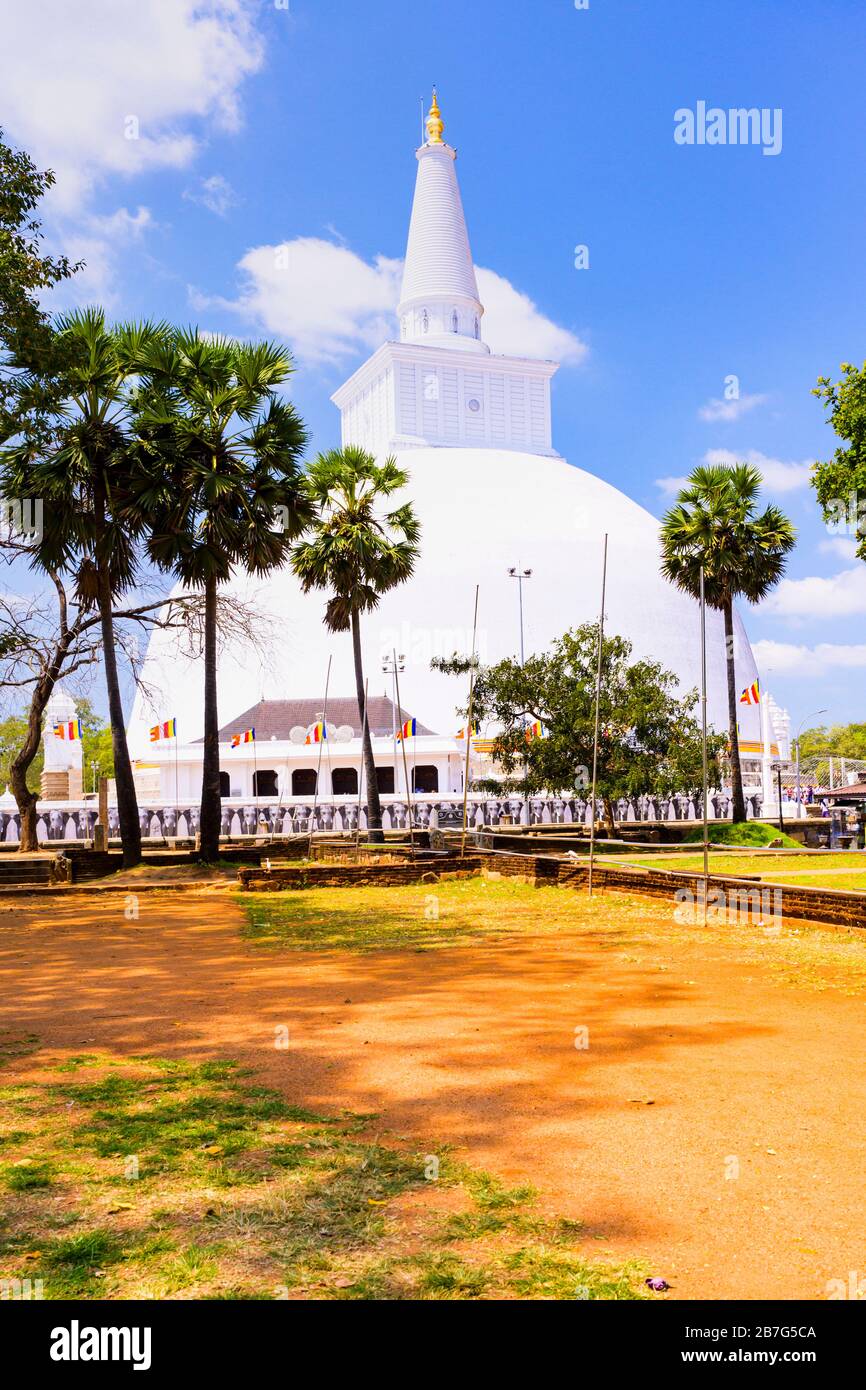 Sri Lanka Ceylon Cultural Triangle Anuradhapura Mahaseya Ruwanwelisaya ...