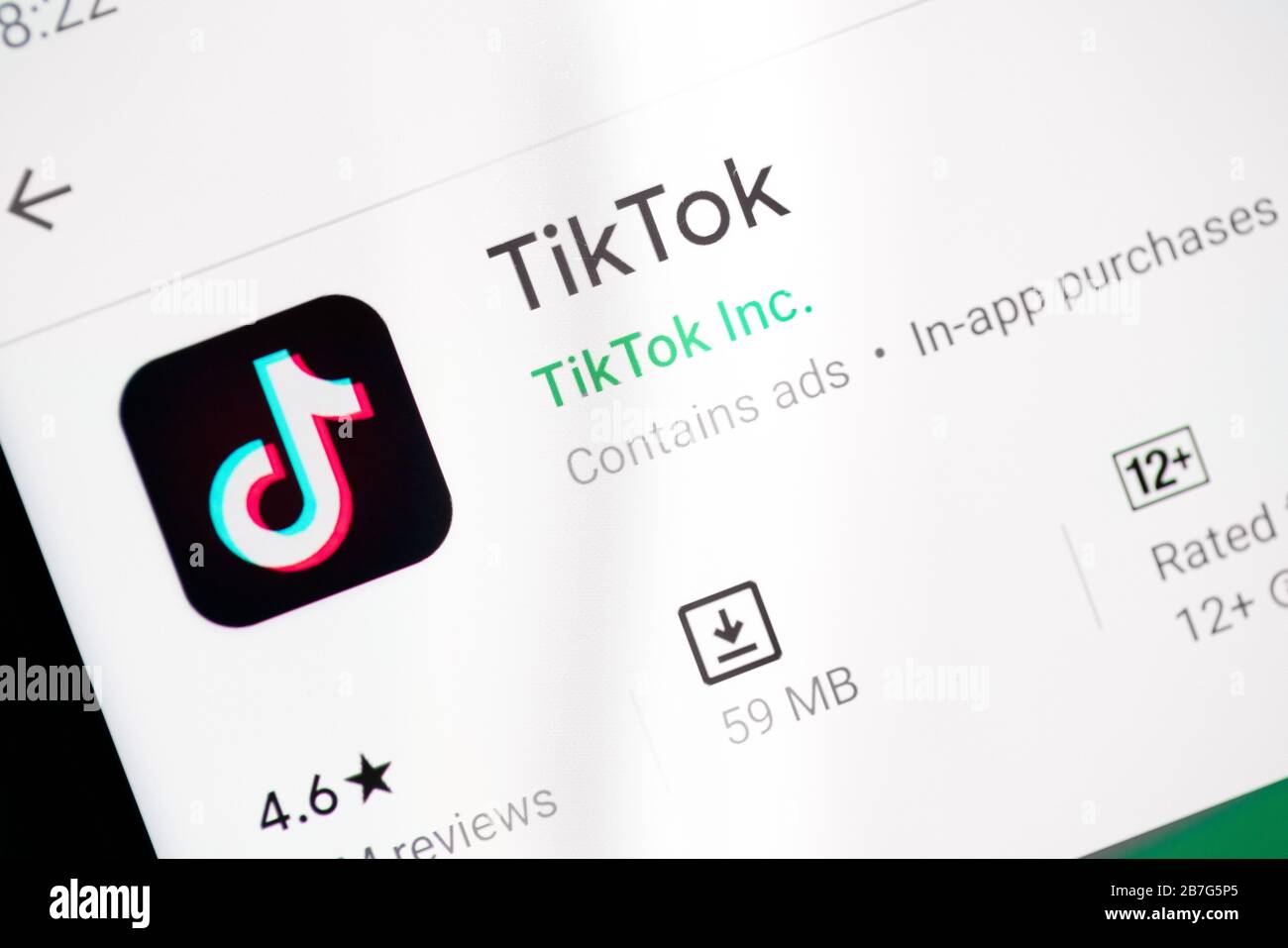 Tik tok screen interface hi-res stock photography and images - Alamy