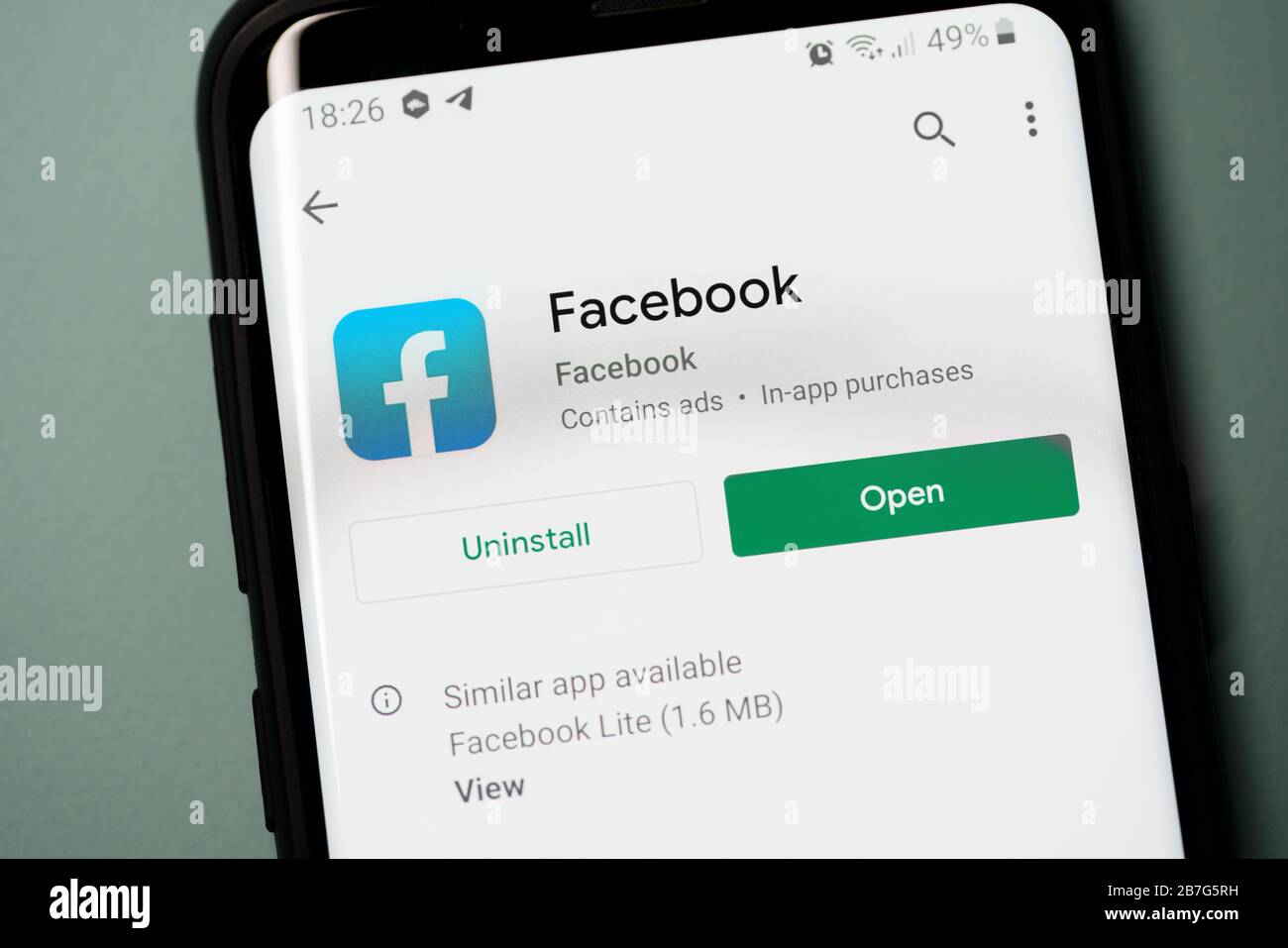 Facebook modern template hi-res stock photography and images - Alamy