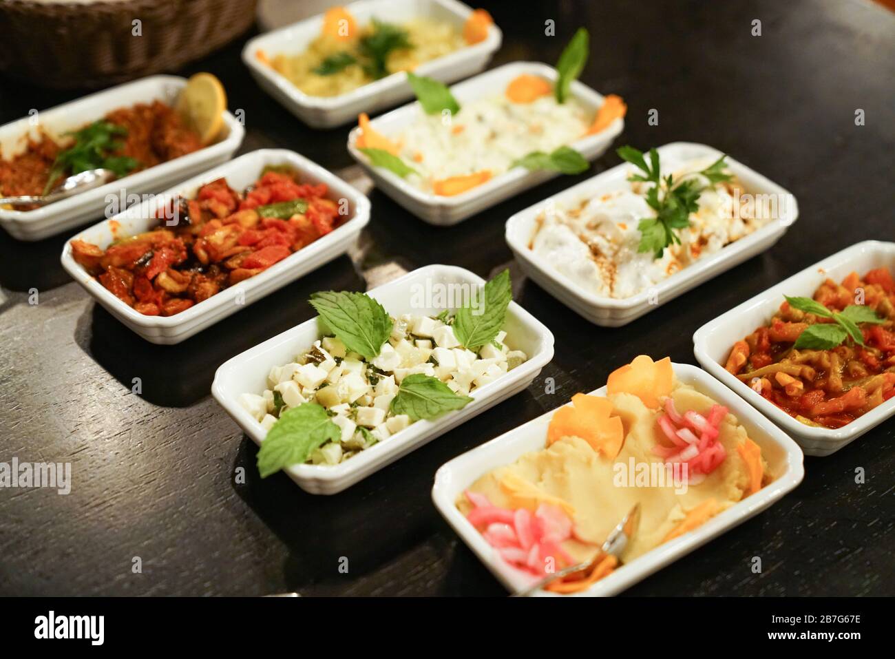 Traditional Turkish snacks Stock Photo - Alamy