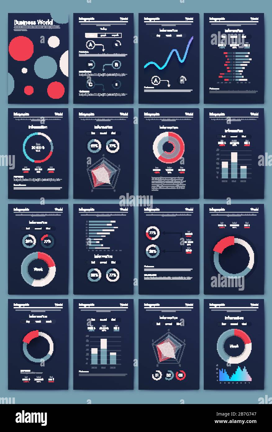 Modern infographic vector elements for business brochures. Use in ...