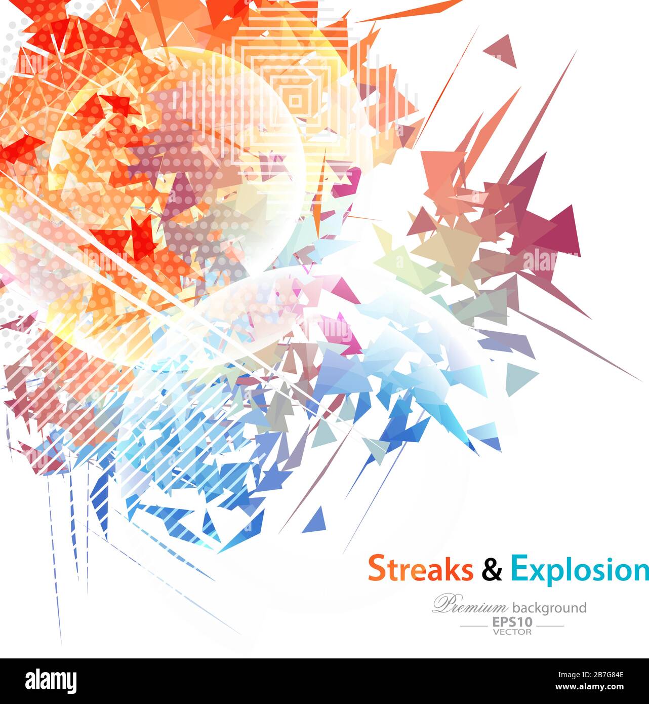Explosion colour Stock Vector Images - Alamy