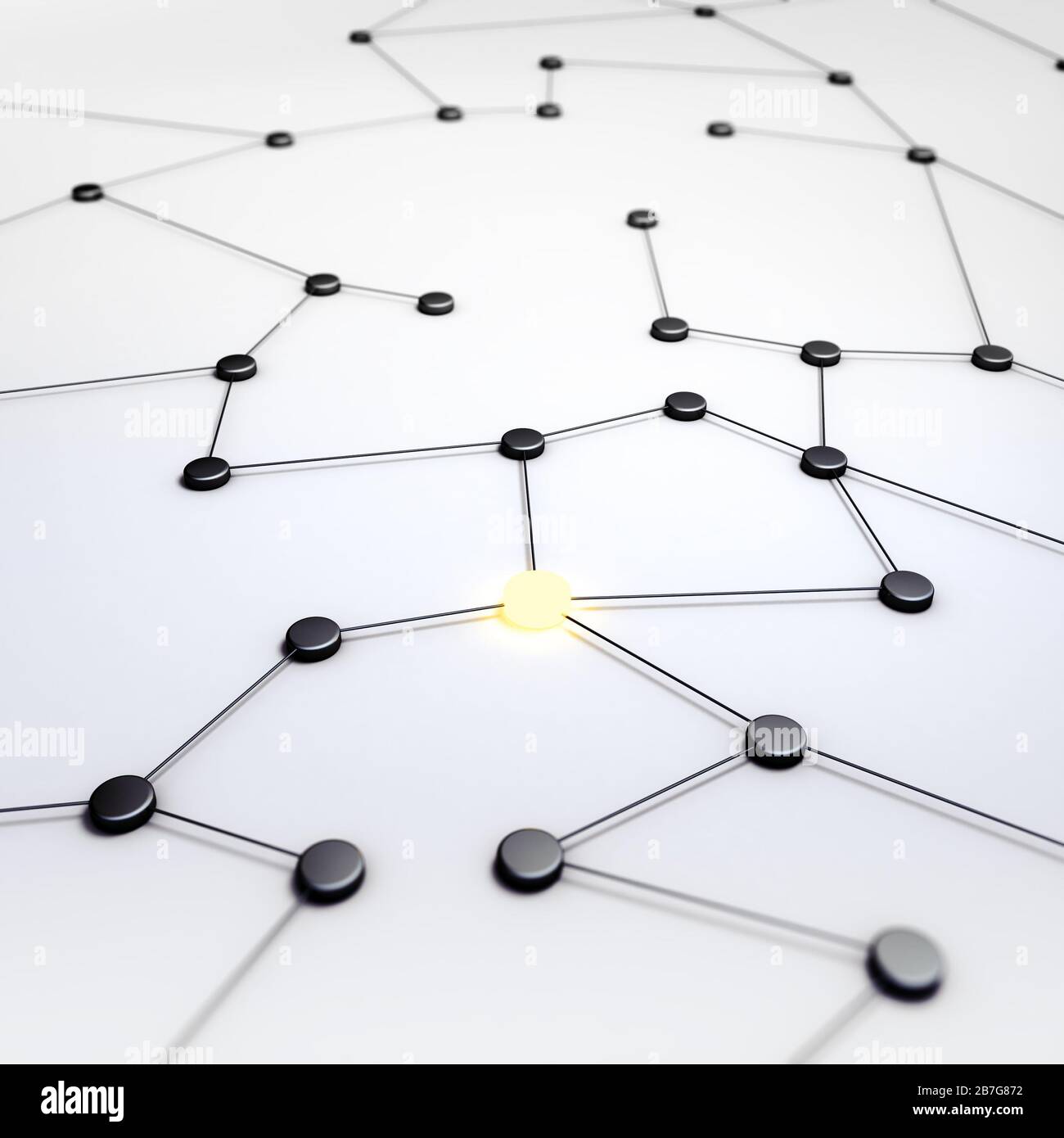 Communication innovation development algorithm. 3d rendering Stock ...