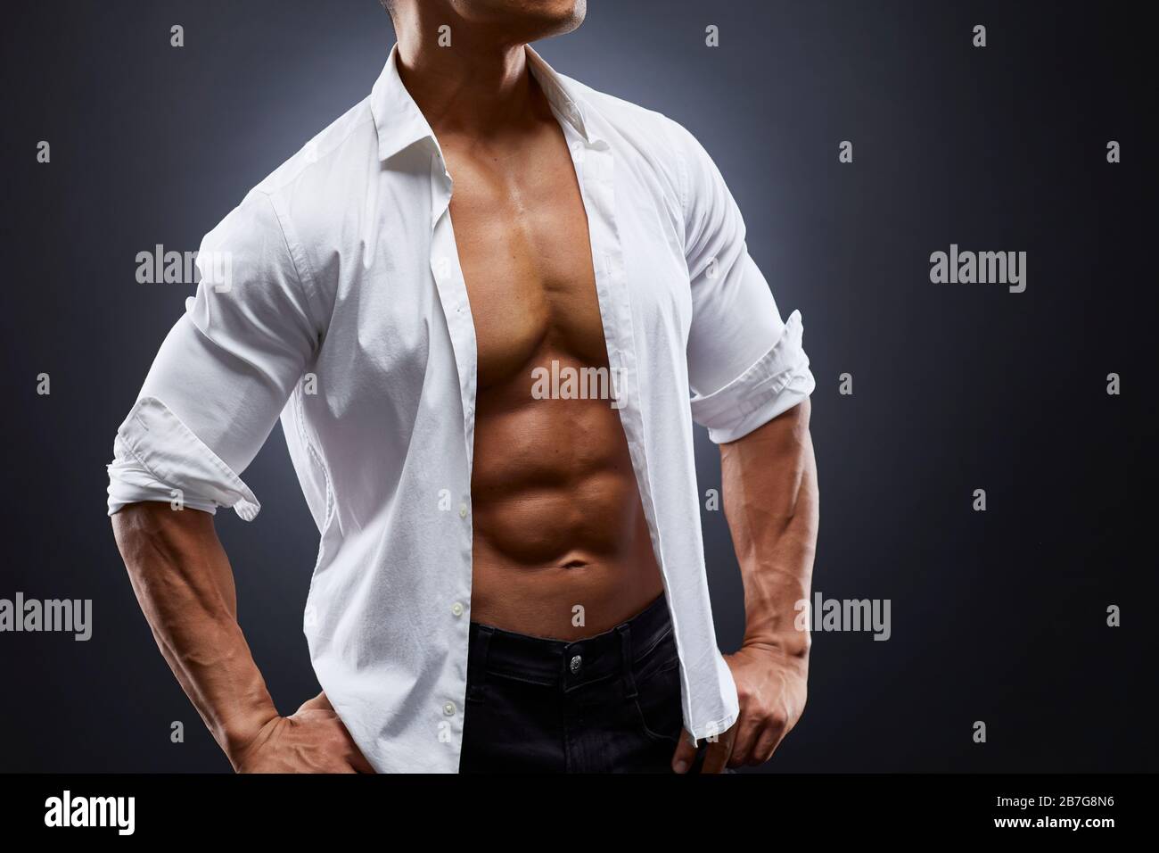 Japanese male bodybuilder Stock Photo - Alamy