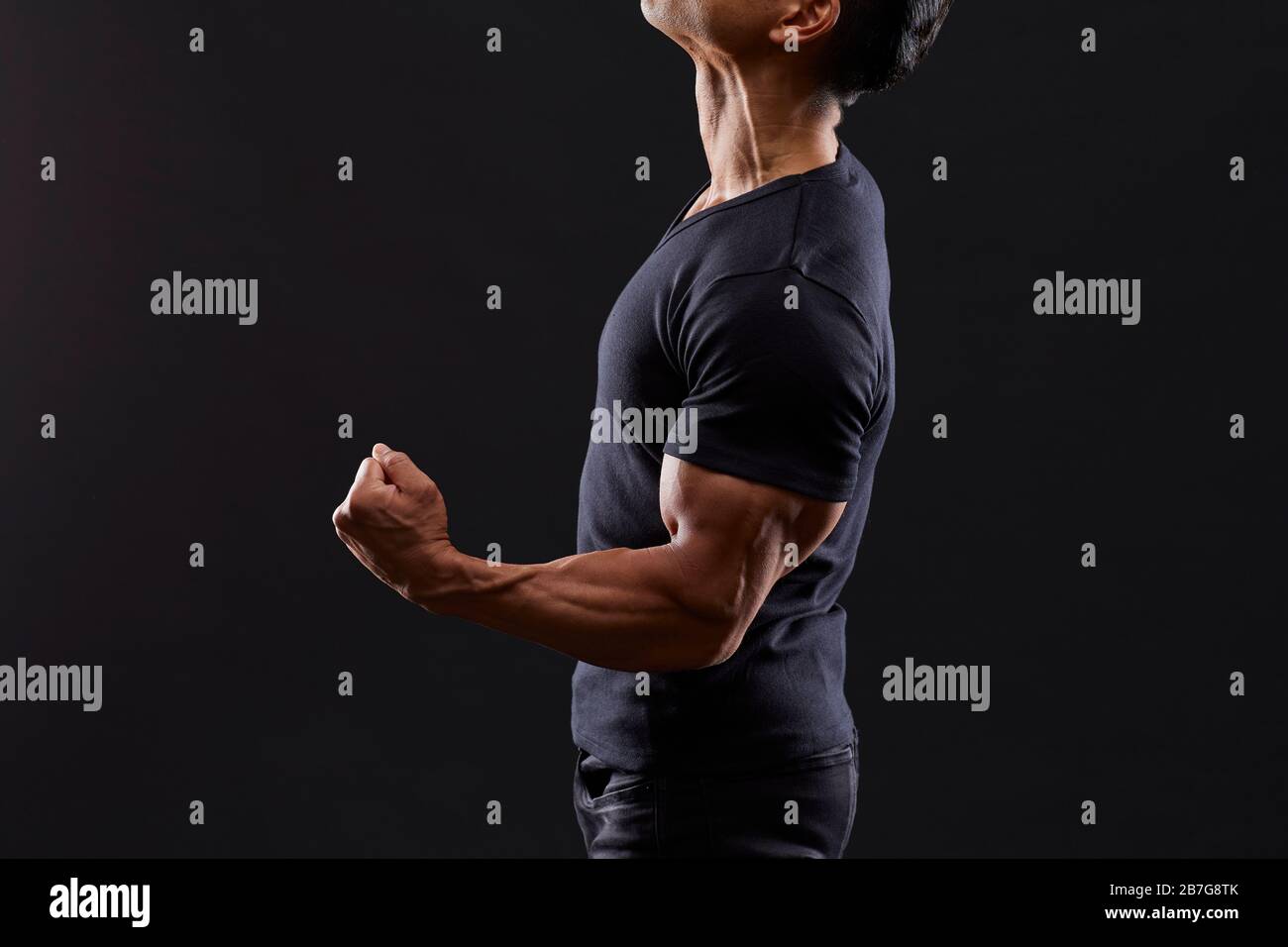 Japanese male bodybuilder Stock Photo - Alamy