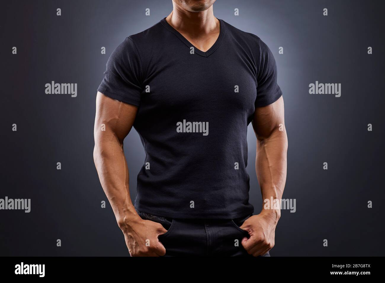 Japanese male bodybuilder Stock Photo - Alamy