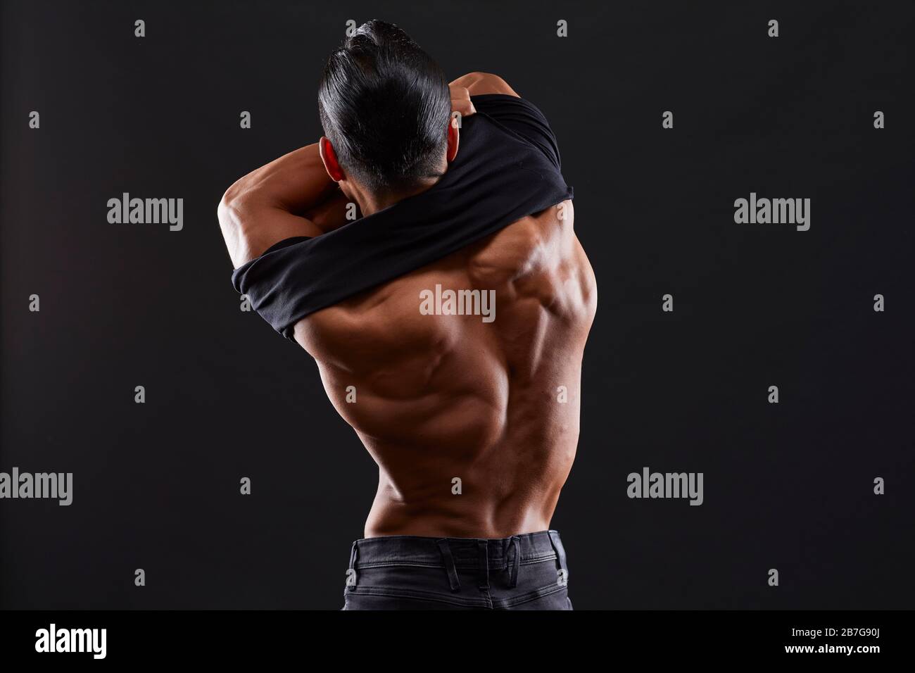 Japanese male bodybuilder Stock Photo - Alamy