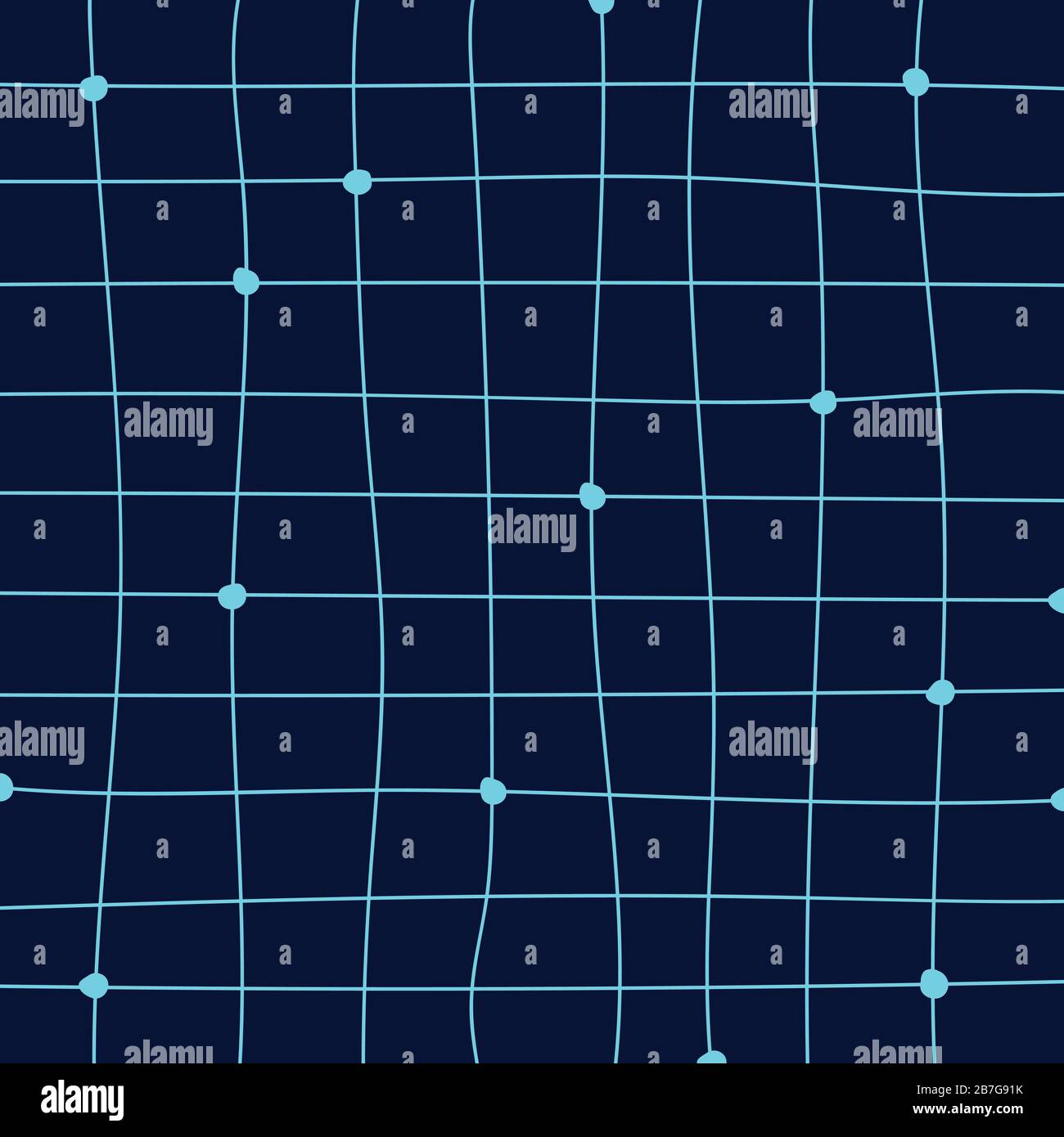 Abstract line cross blue minimal square pattern on blue background ...