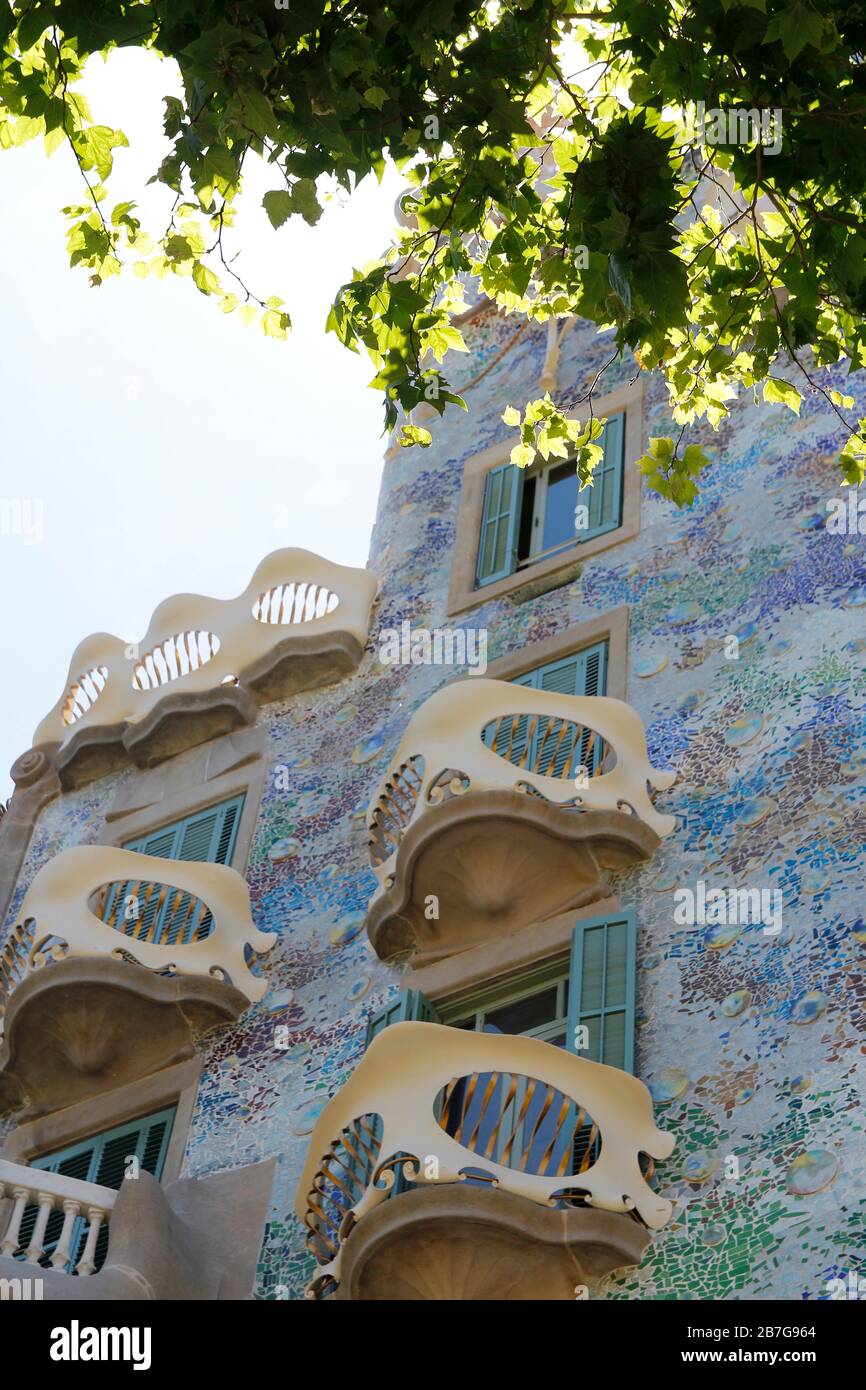 Gaudi house museum interior hi-res stock photography and images - Alamy