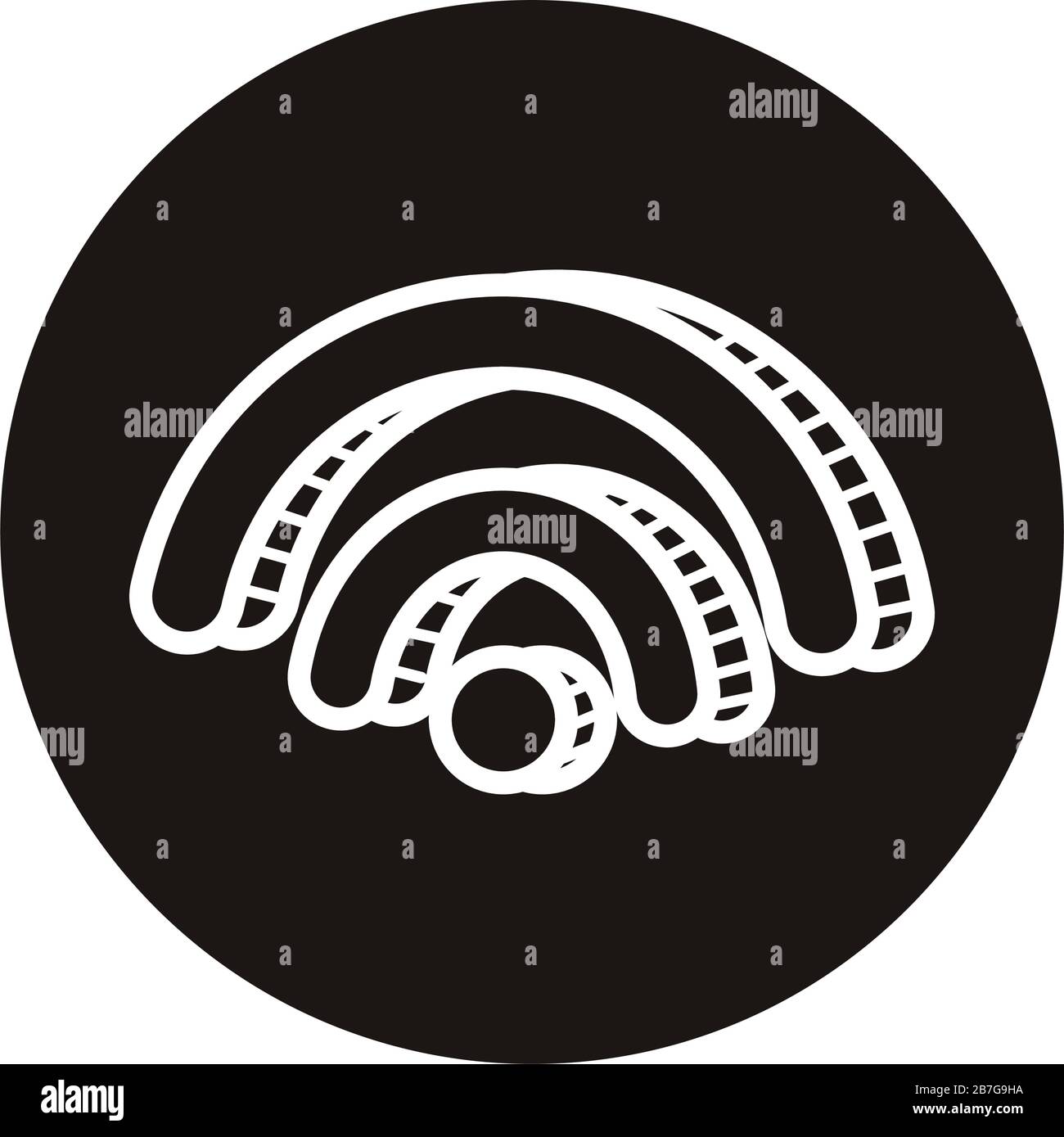 wifi signal doodle block style icon Stock Vector Image & Art - Alamy