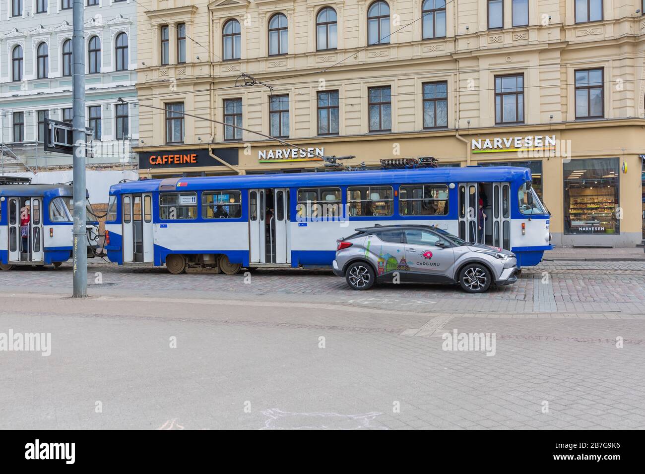 Riga tramway hi-res stock photography and images - Alamy