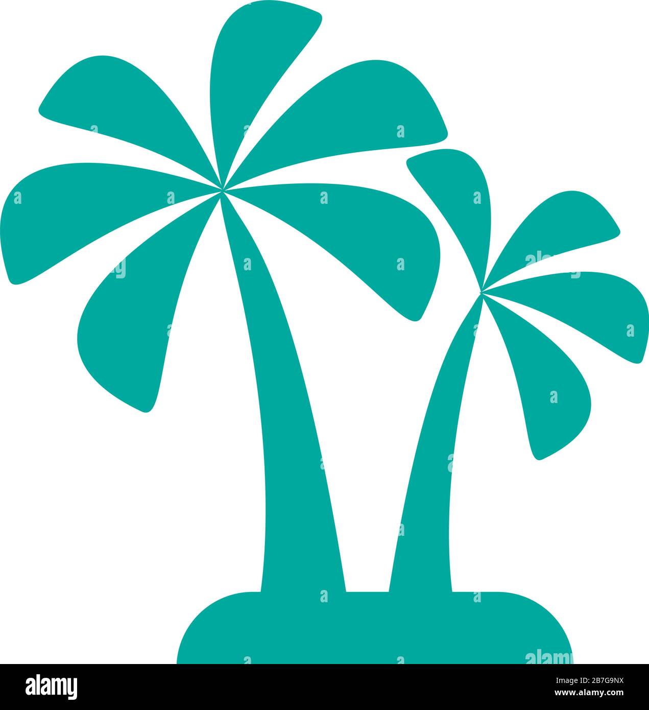 Tropical plants natural beach forest Cut Out Stock Images & Pictures ...