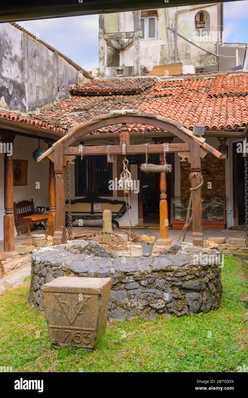 South Asia Sri Lanka Fort Galle colonial town centre old ancient ...