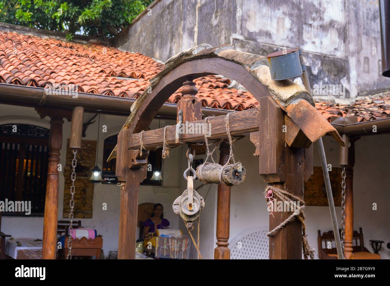 South Asia Sri Lanka Fort Galle colonial town centre old ancient ...
