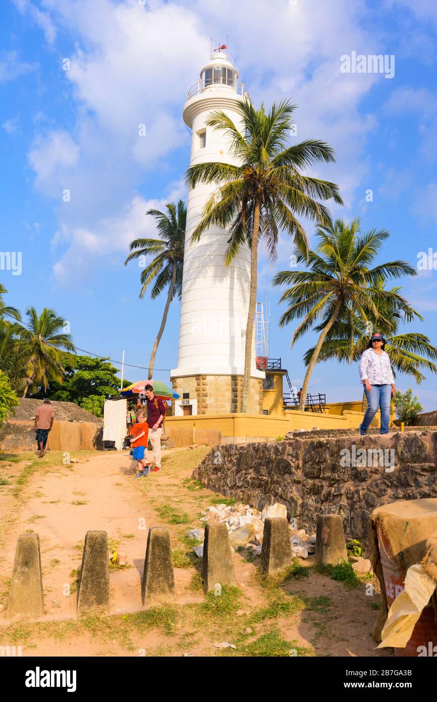 South Asia Sri Lanka Fort Galle colonial town centre old ancient ...