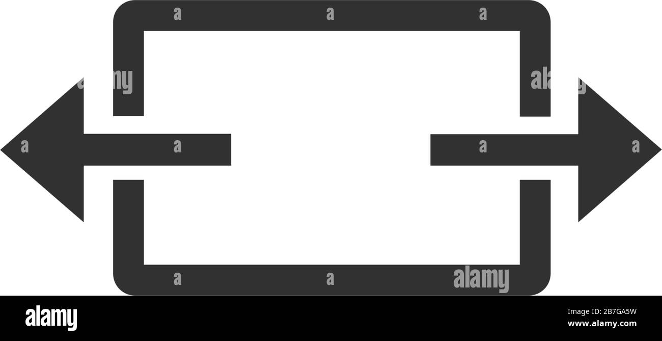 Arrow Split Choice icon, vector illustration for web mobile application ...