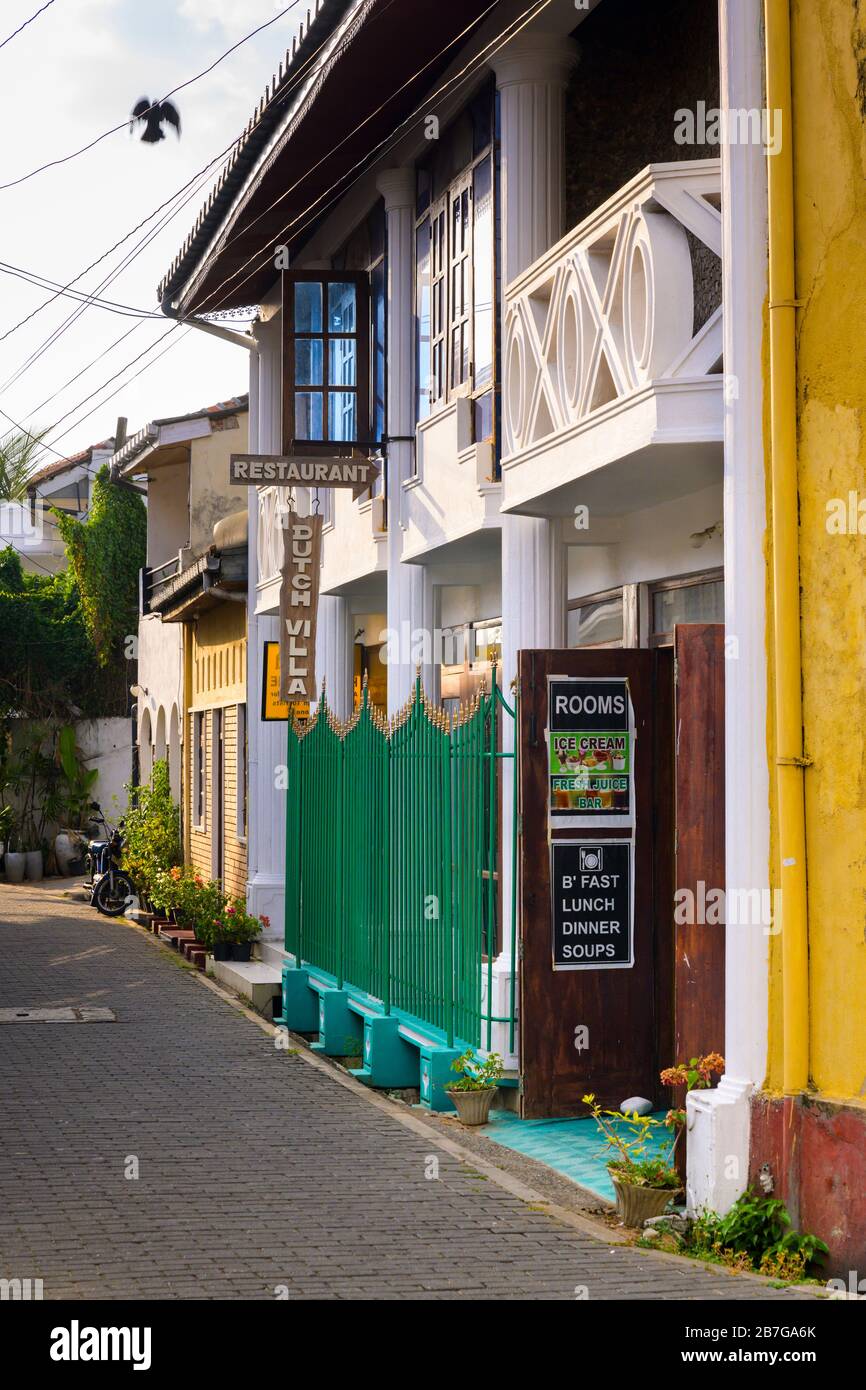 South Asia Sri Lanka Fort Galle colonial town centre old ancient port ...