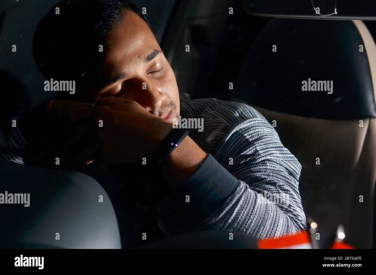 Tired driver hi-res stock photography and images - Alamy